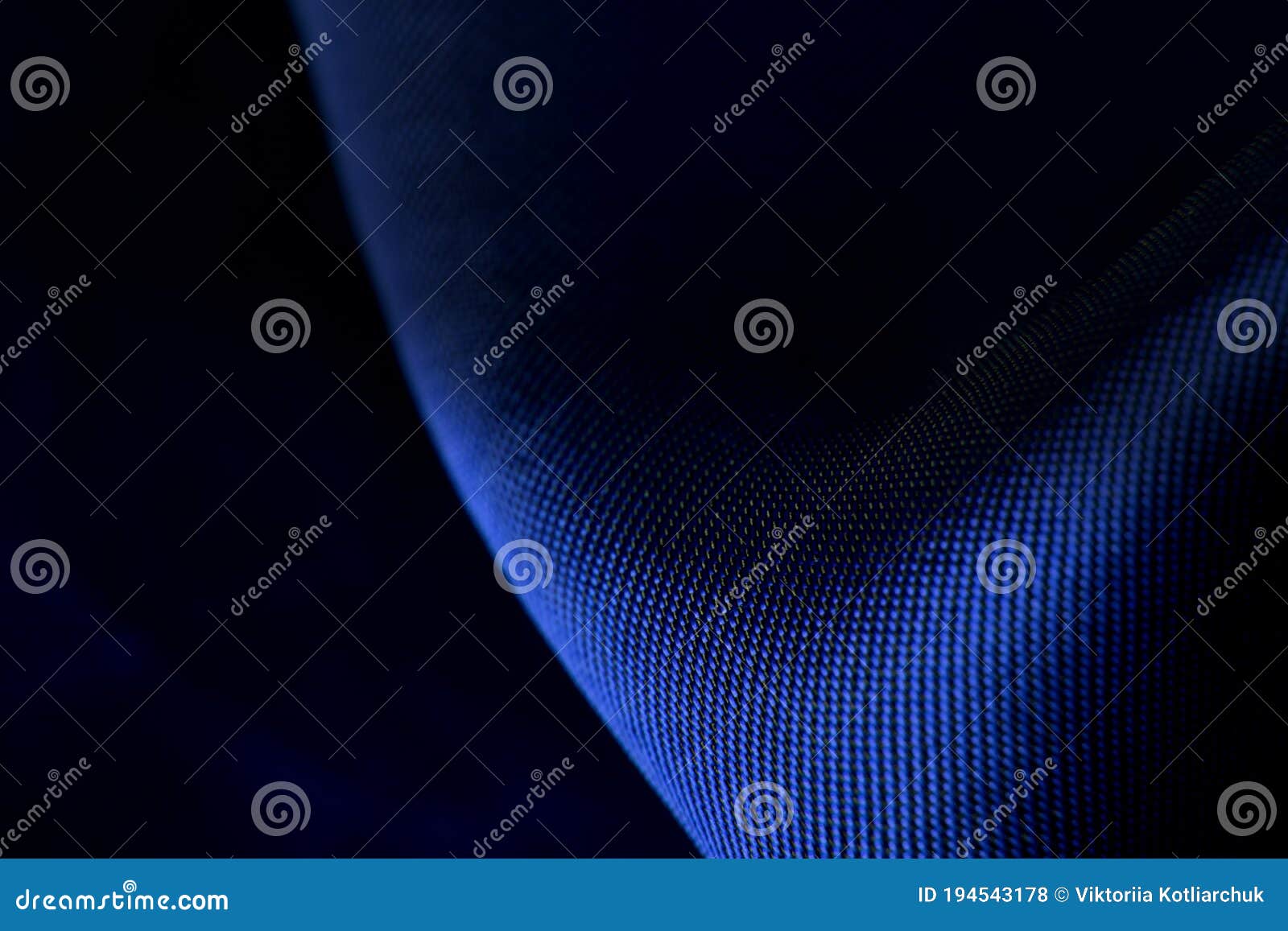 Dark Blue Silk Fabric Background with Gradient Closeup Stock Photo ...
