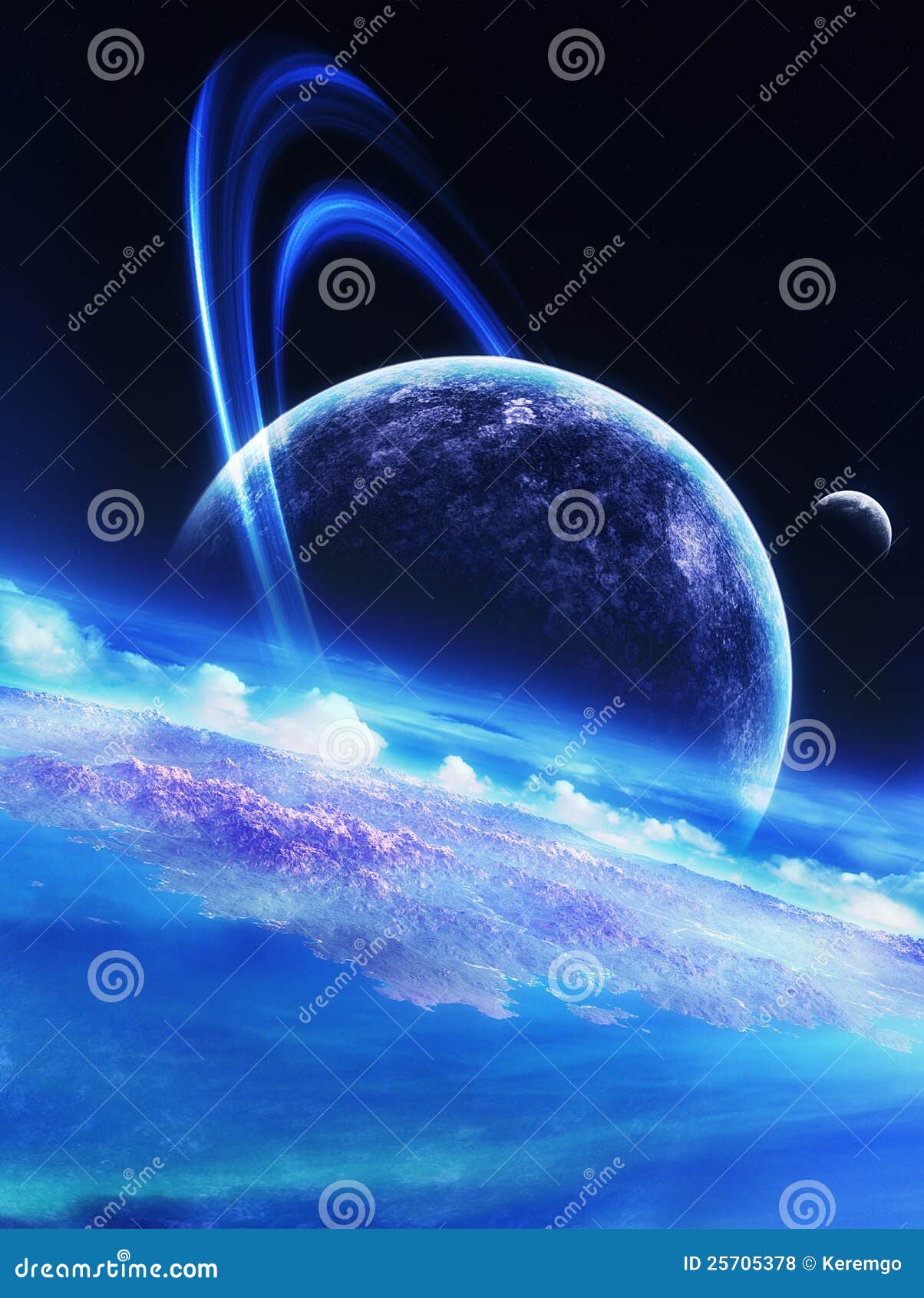 Dark Blue Sky stock illustration. Illustration of moon - 25705378