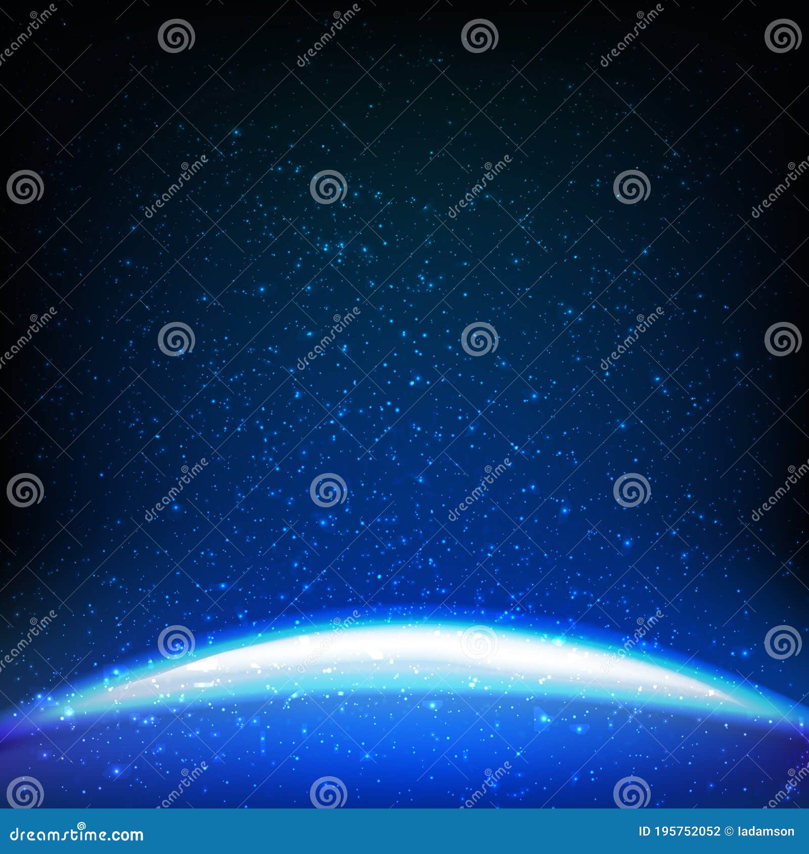 Dark Blue Space Background stock vector. Illustration of backdrop ...