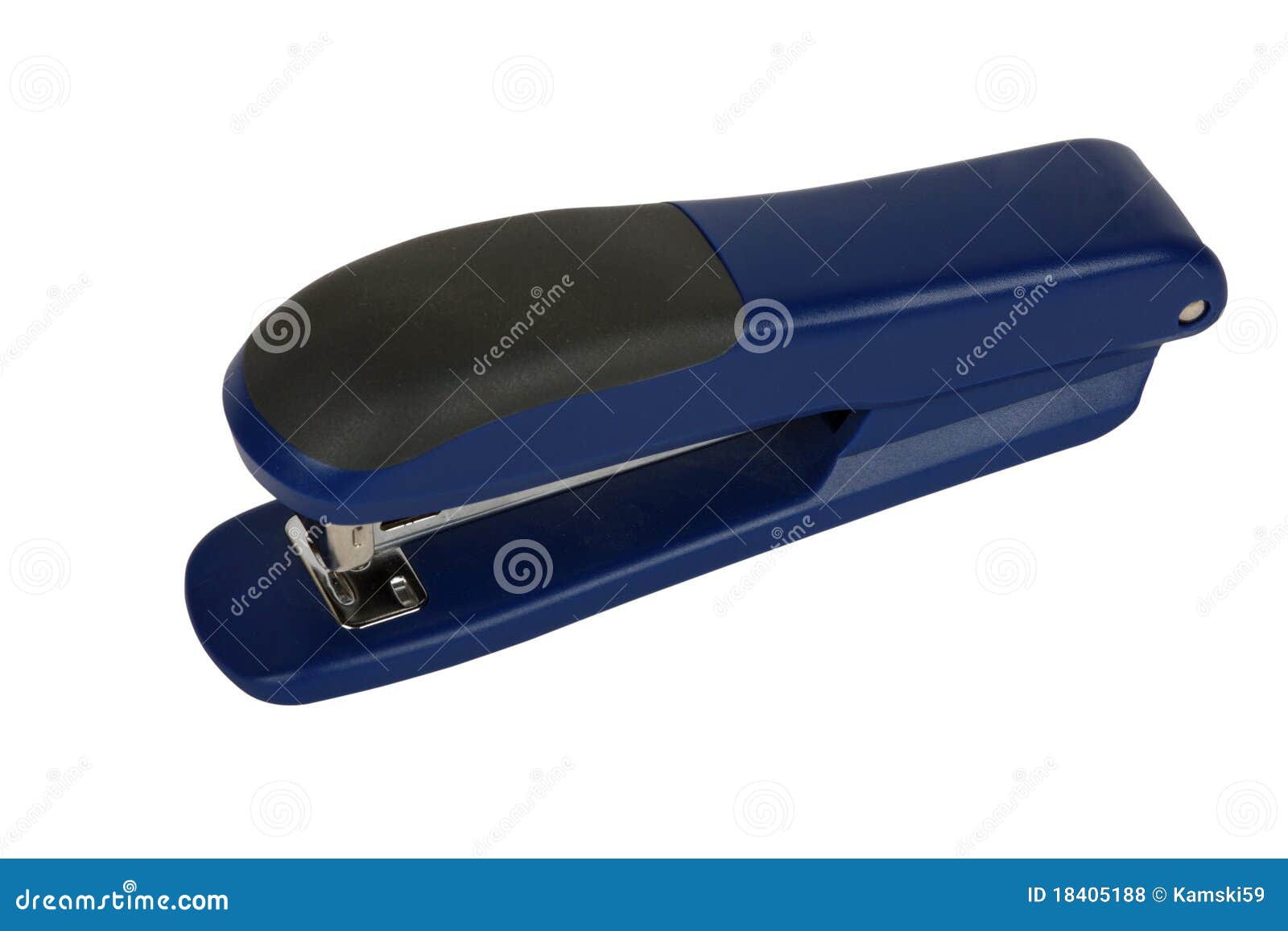 Blue Stapler On A White Background With Staples Royalty-Free Stock ...