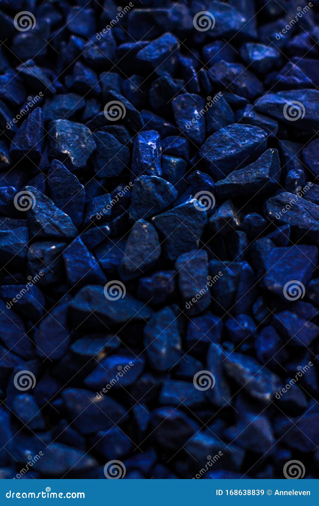 Dark Blue Stone Pebbles As Abstract Background Texture, Landscape ...