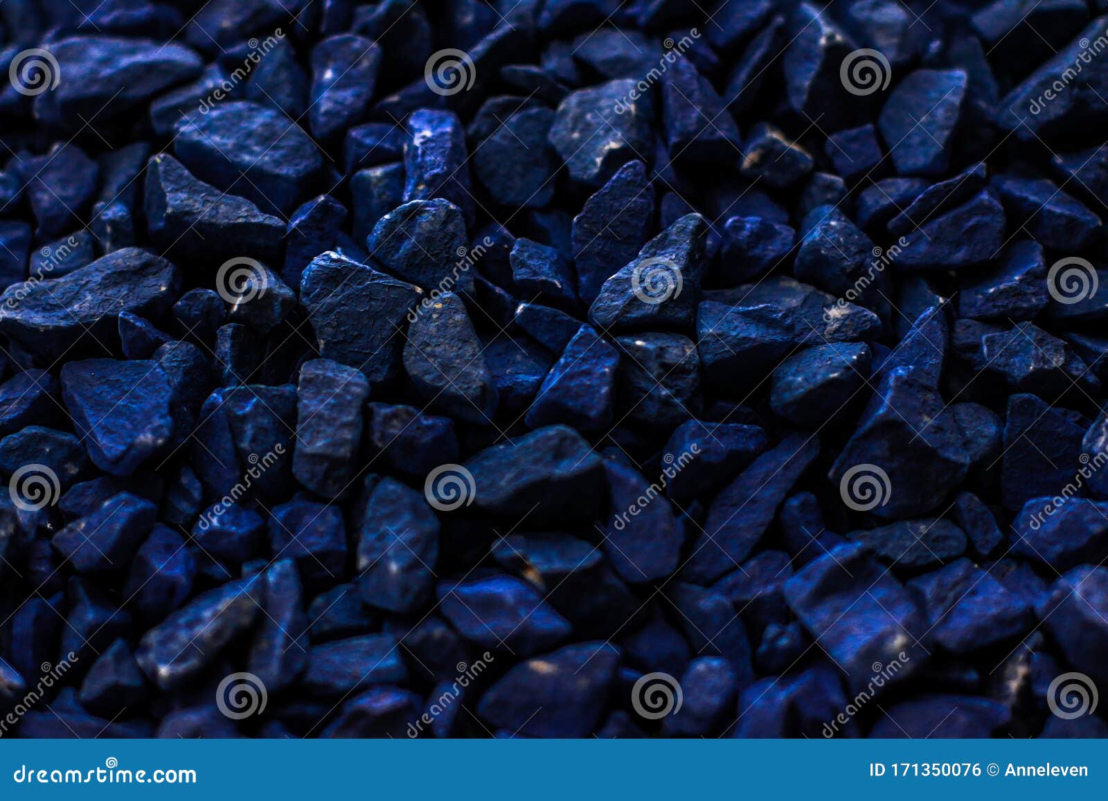 Dark Blue Stone Pebbles As Abstract Background Texture, Landscape ...