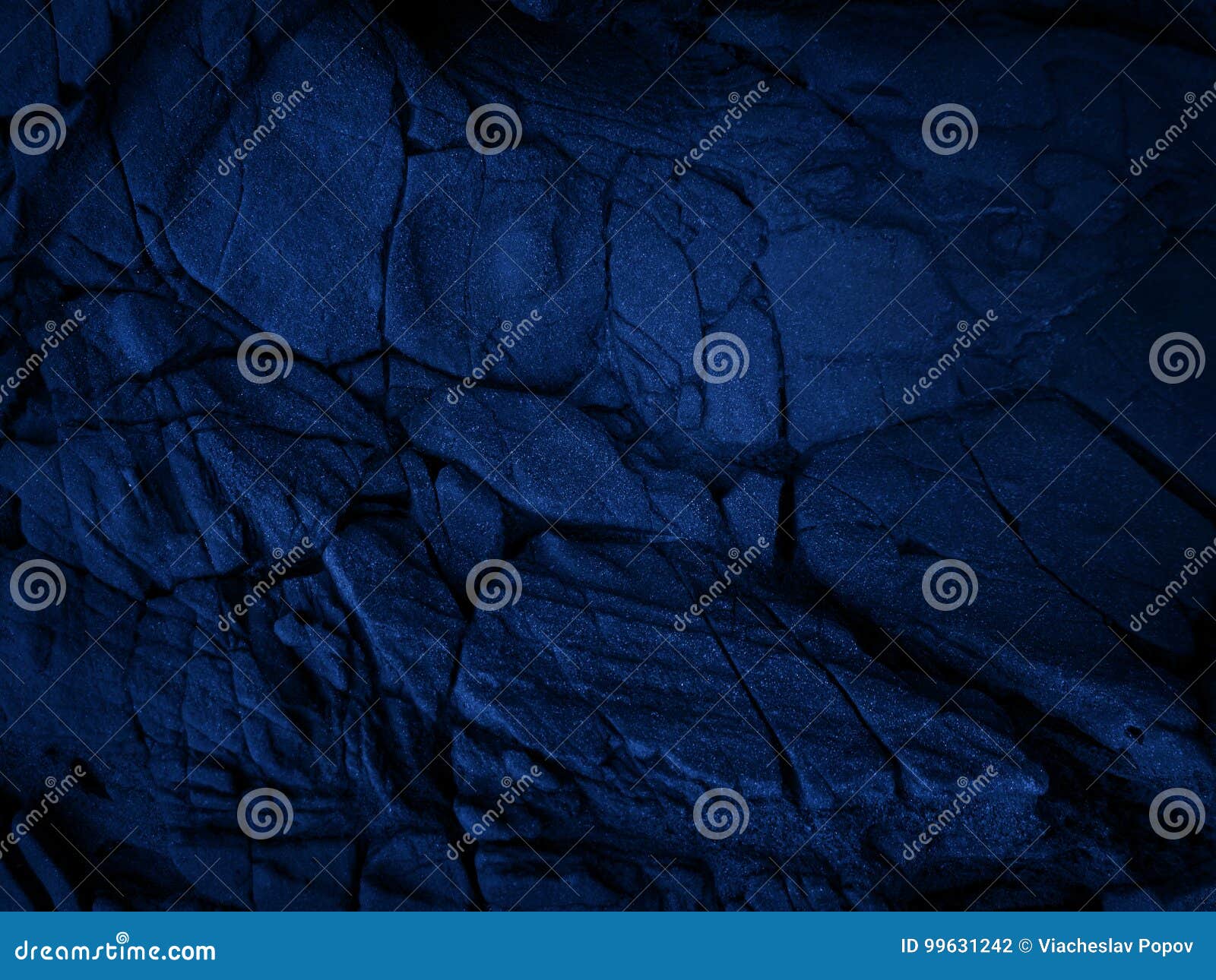 Dark blue Stone texture. stock photo. Image of cave, close - 99631242
