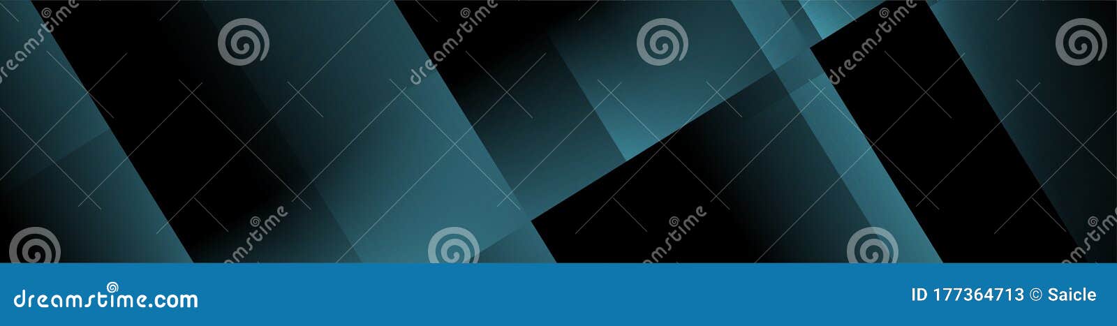 Dark Blue Stripes Abstract Tech Banner Design Stock Vector ...