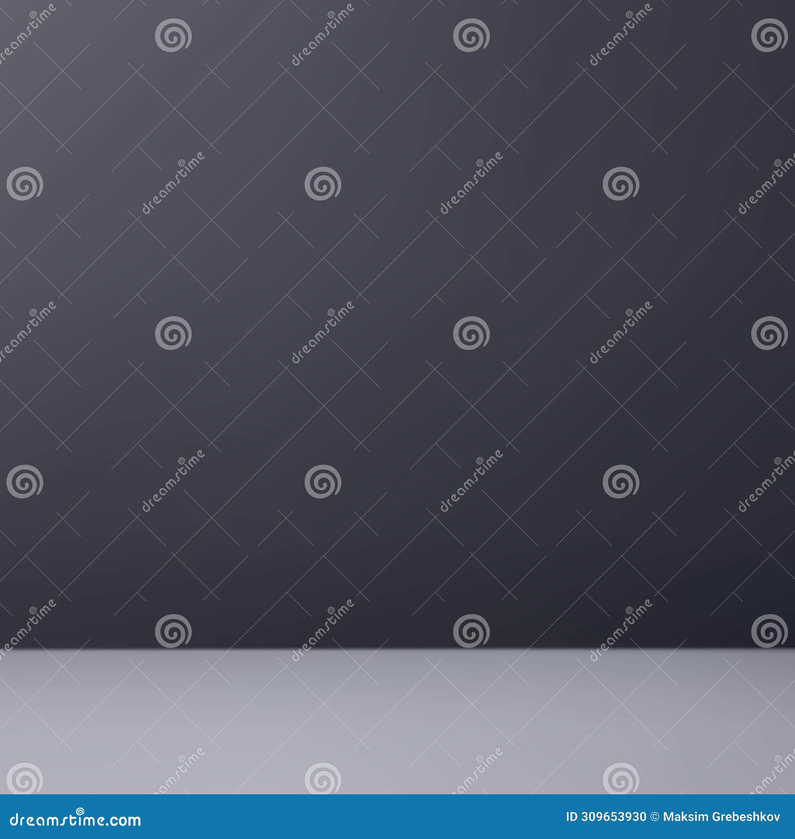 Dark Blue Studio Room Background with Spotlight Gradient. Stock Vector ...