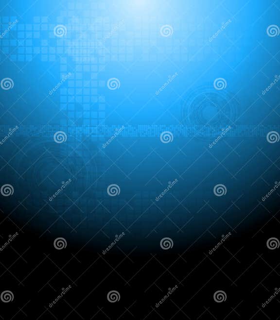 Dark Blue Tech Vector Background Stock Vector - Illustration of hitech ...
