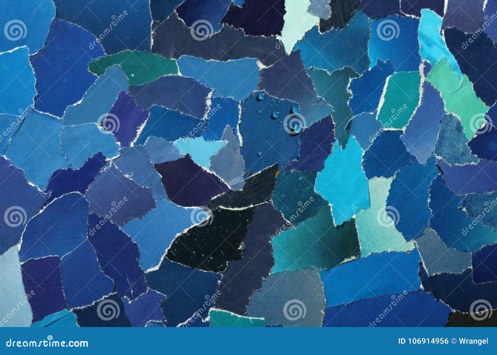 Dark Blue Texture of Torn Paper Stock Photo - Image of background ...