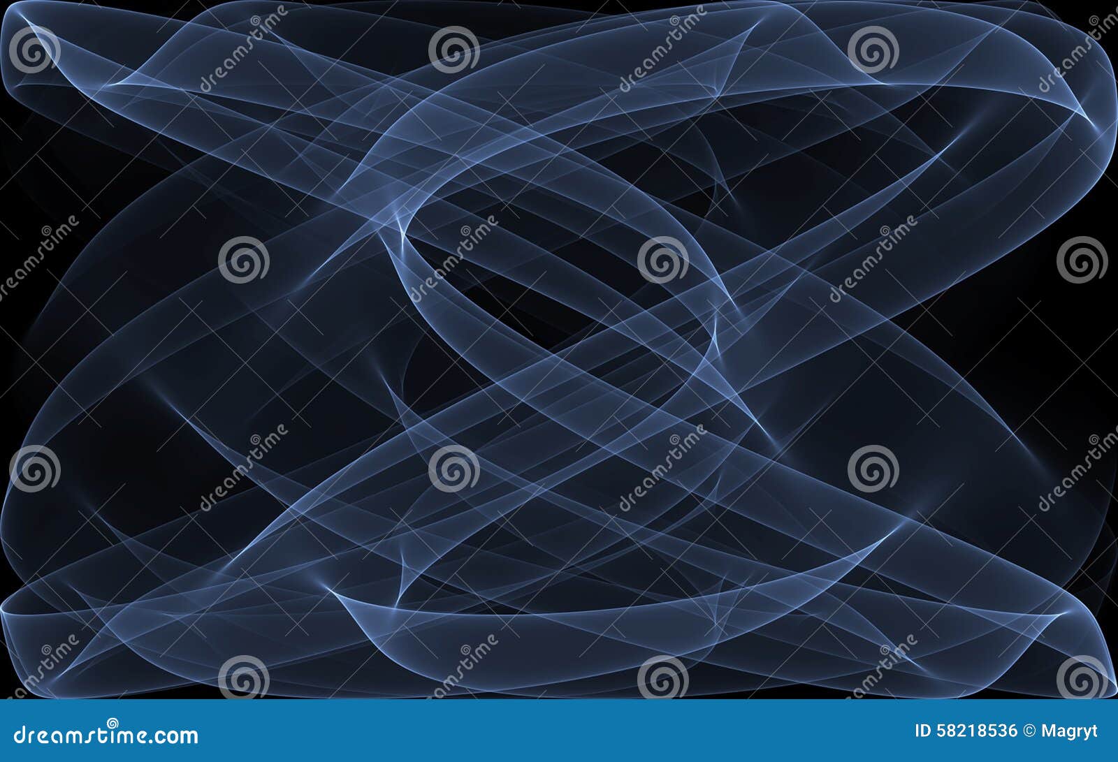 Dark Blue Transparent Wave Abstract Background Stock Illustration ...