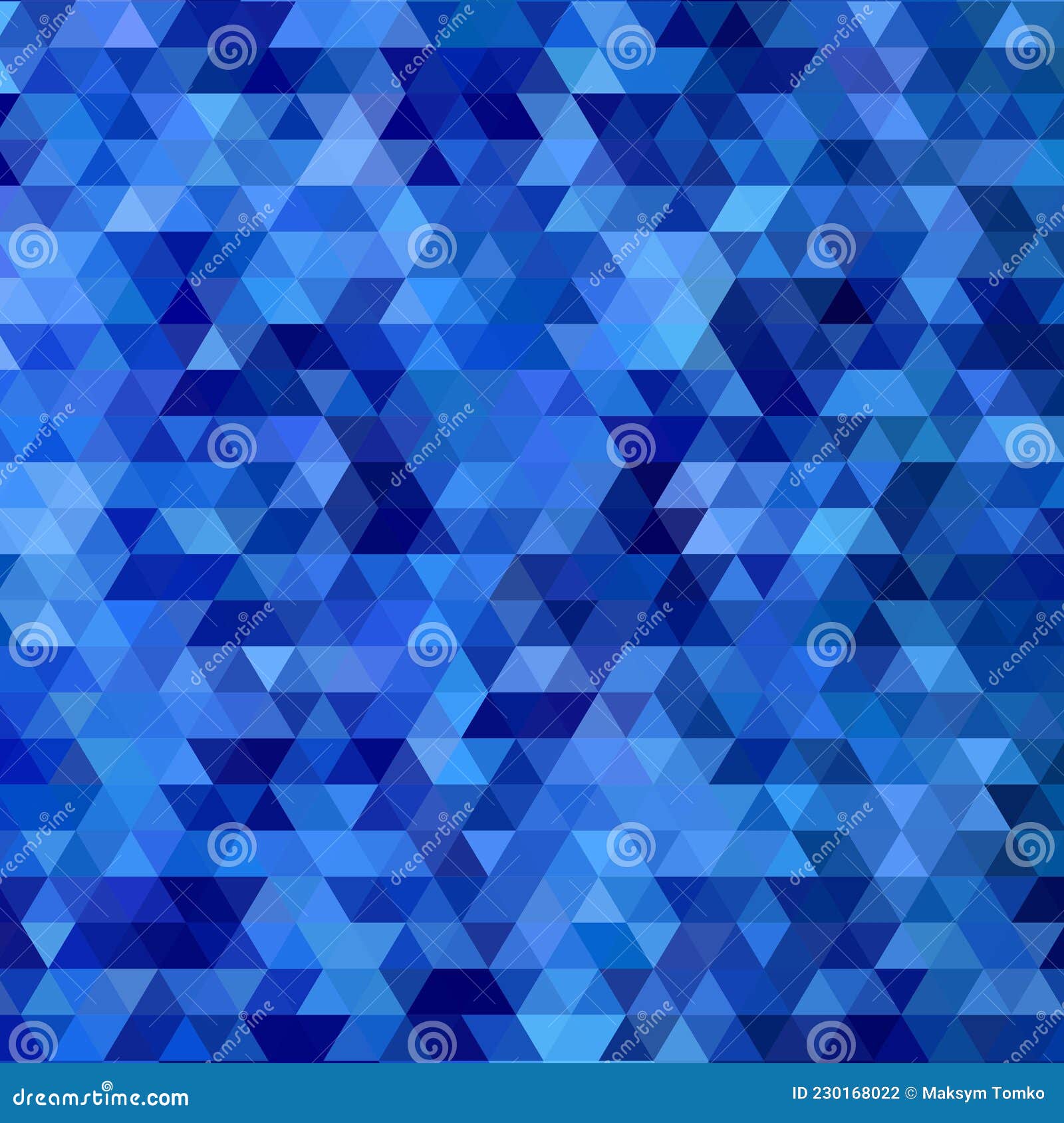 Dark Blue Triangle Background. Geometric Design. Eps 10 Stock ...