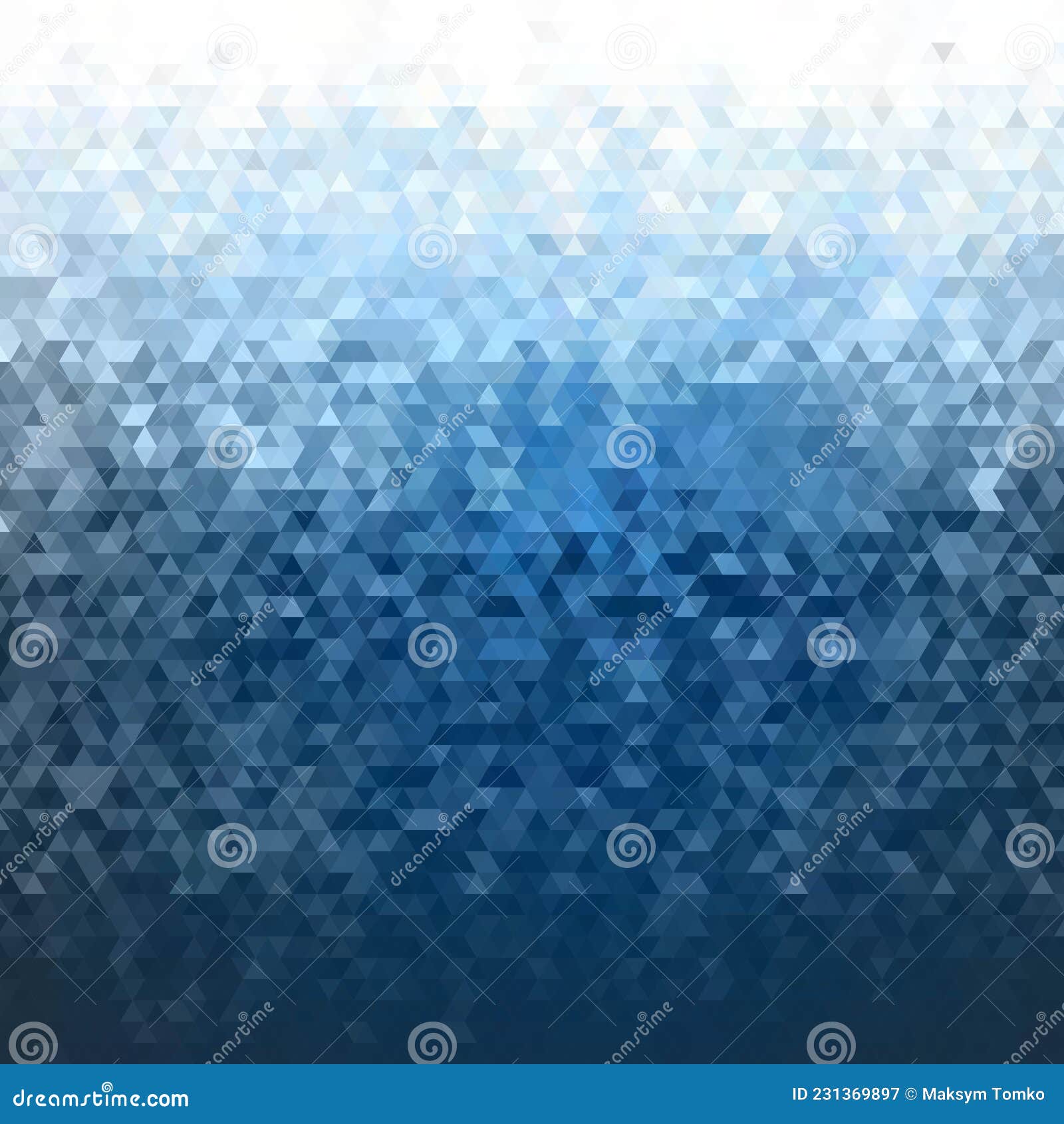 Dark Blue Triangle Background. Polygonal Style. Eps 10 Stock Vector ...