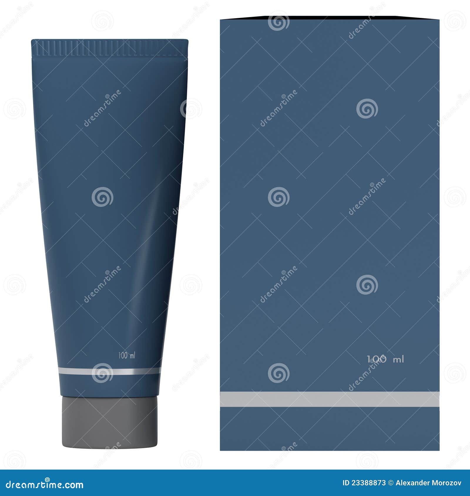 Dark blue tube stock illustration. Illustration of plastic - 23388873