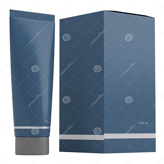 Dark blue tube stock illustration. Illustration of face - 25532324