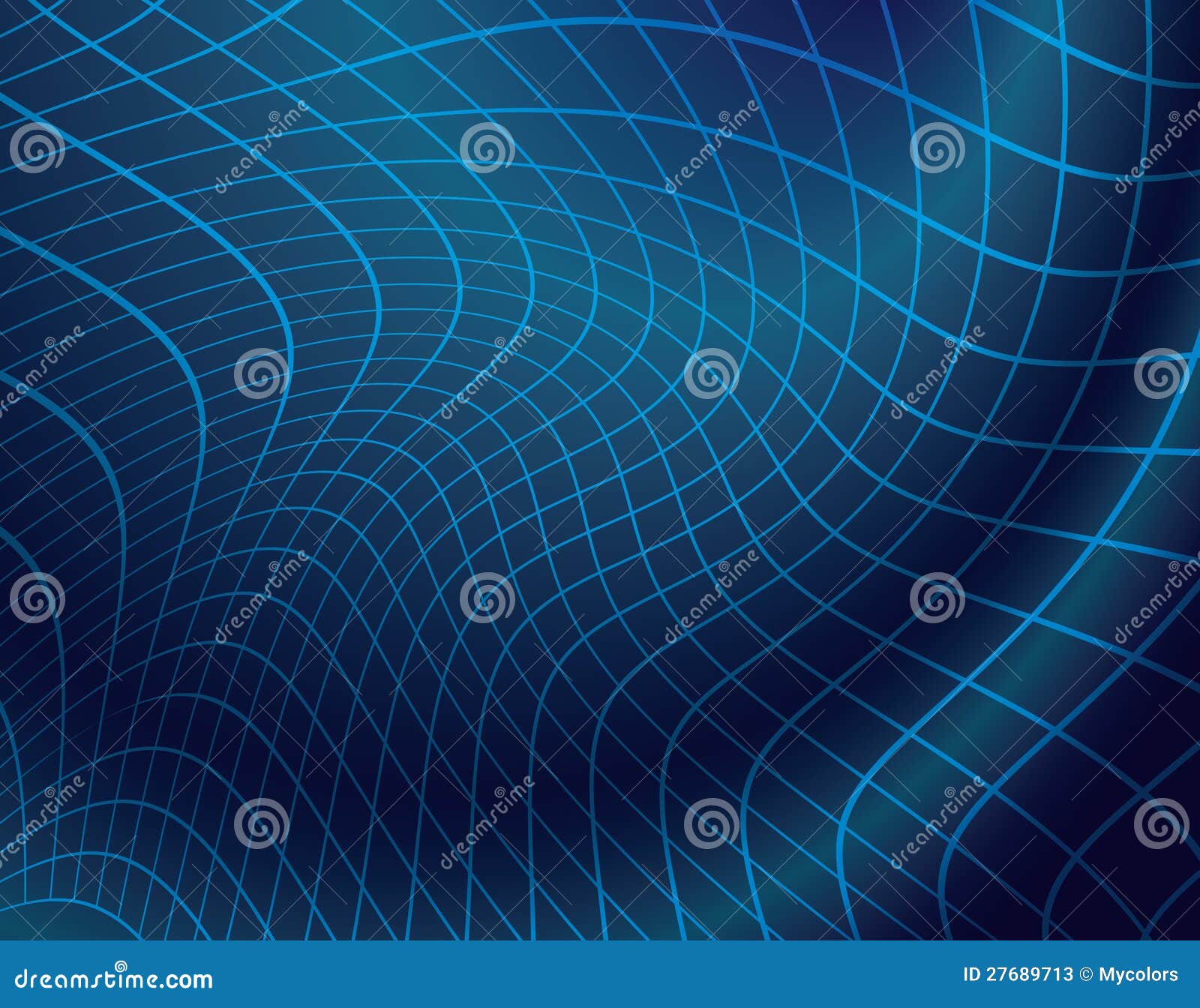 Dark Blue Vector Background with Grid Stock Vector - Illustration of ...