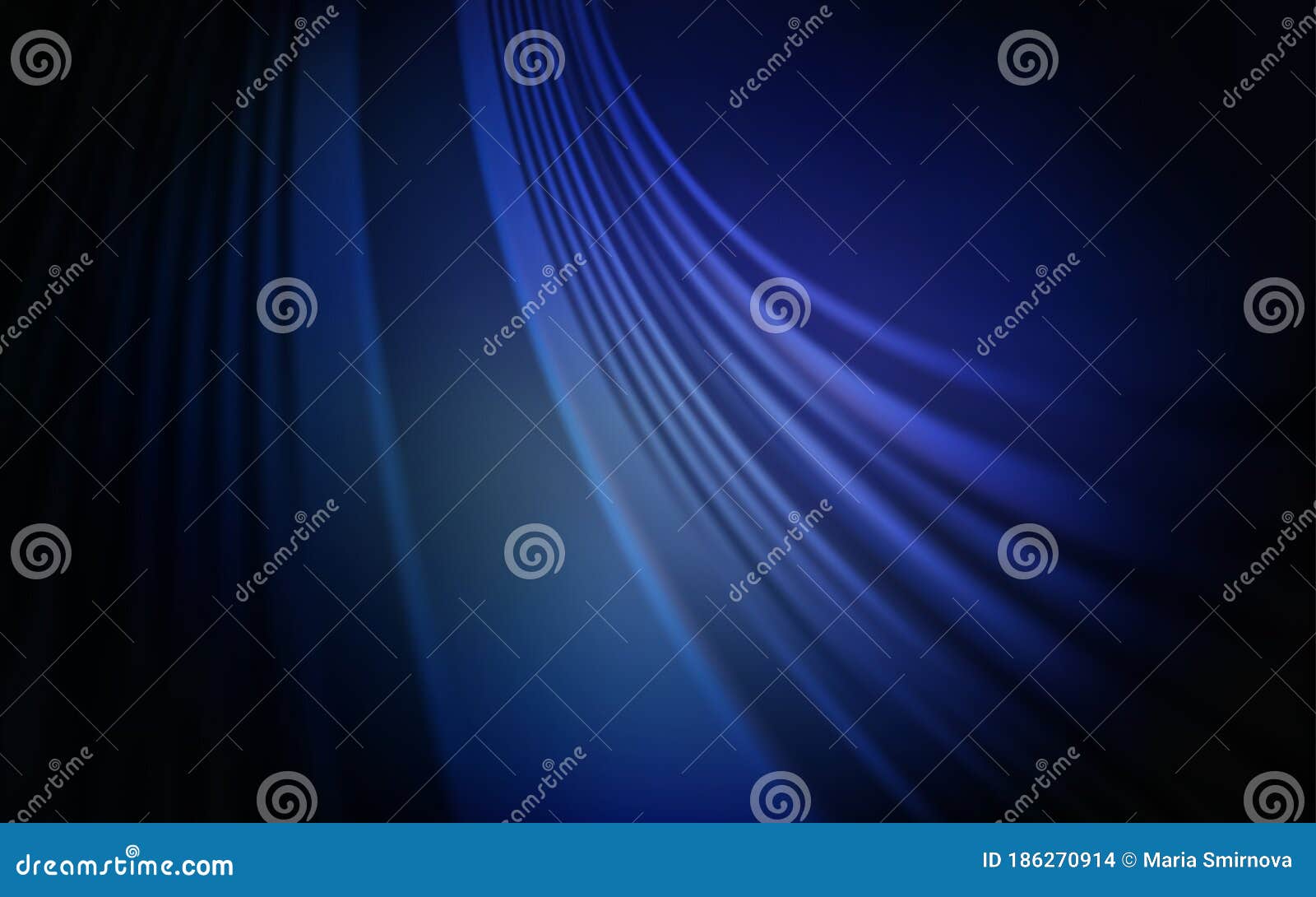 Dark BLUE Vector Layout with Curved Lines. Stock Vector - Illustration ...
