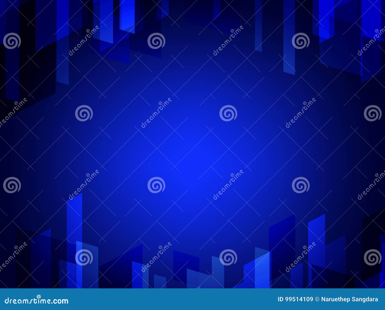 Dark BLUE Vector Polygonal Illustration, Which Consist of Rectangles ...