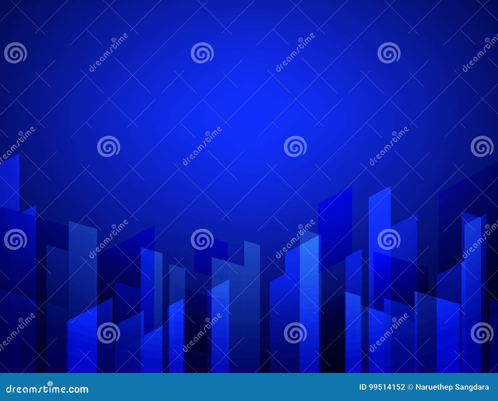 Dark BLUE Vector Polygonal Illustration, Which Consist of Rectangles ...