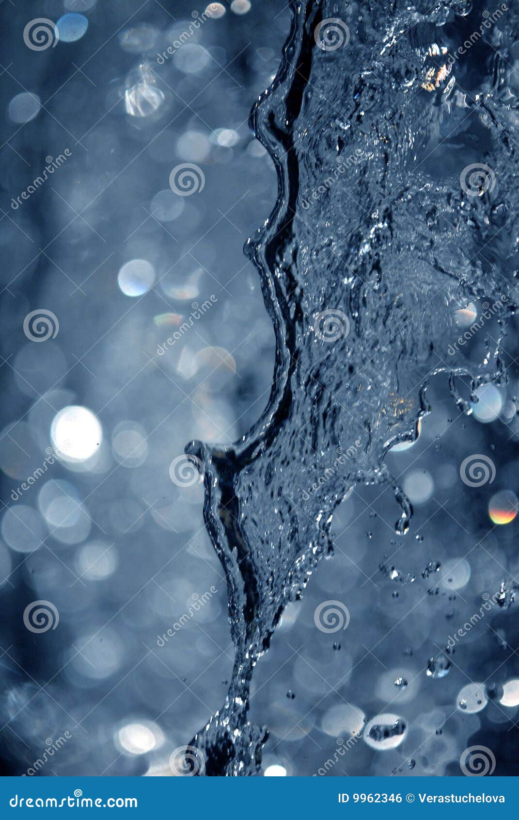 Dark Blue Water Macro Texture Stock Photo - Image of waterfall, pour ...