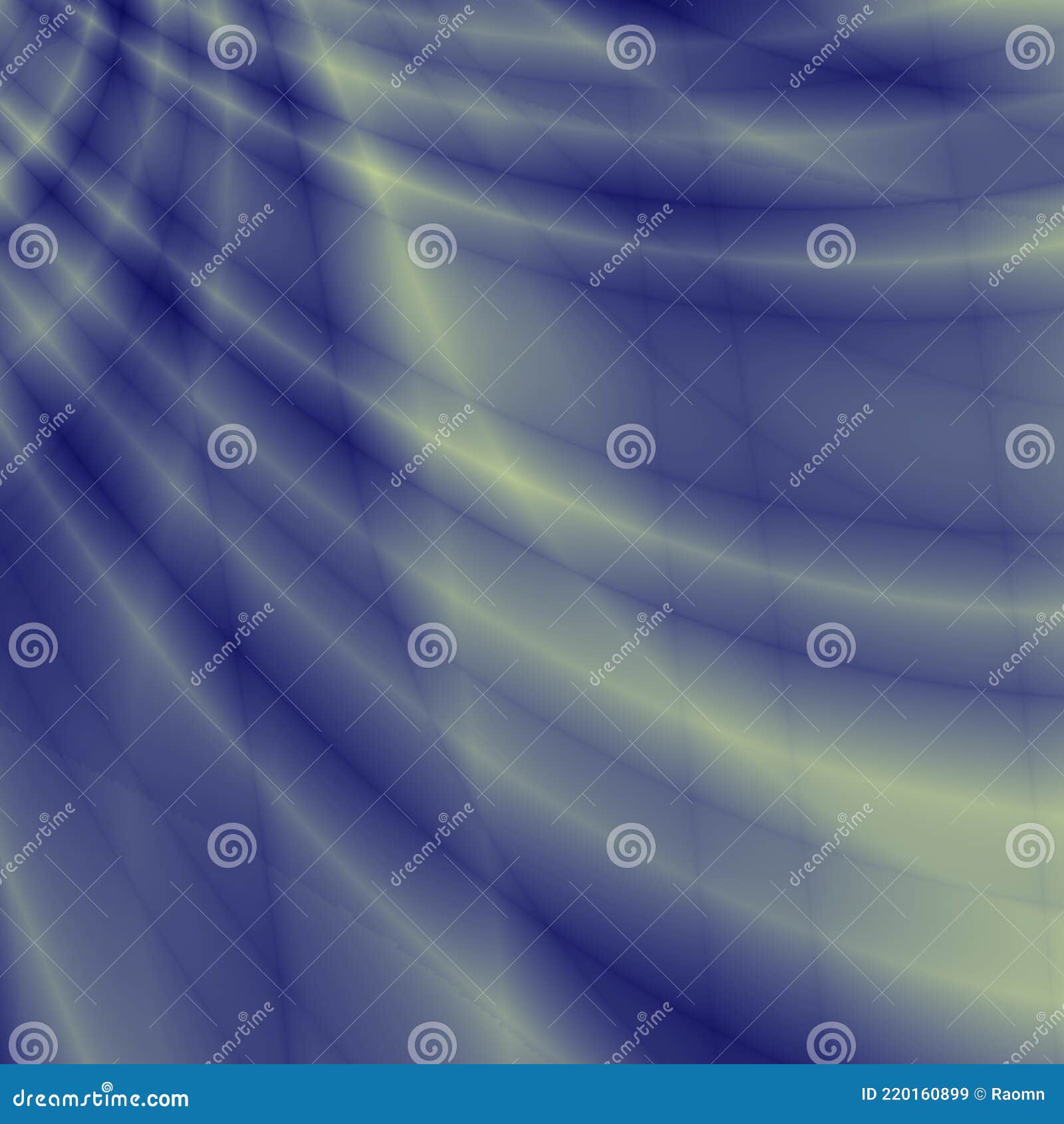 Dark Blue Wave Art Retro Abstract Header Background Stock Illustration ...