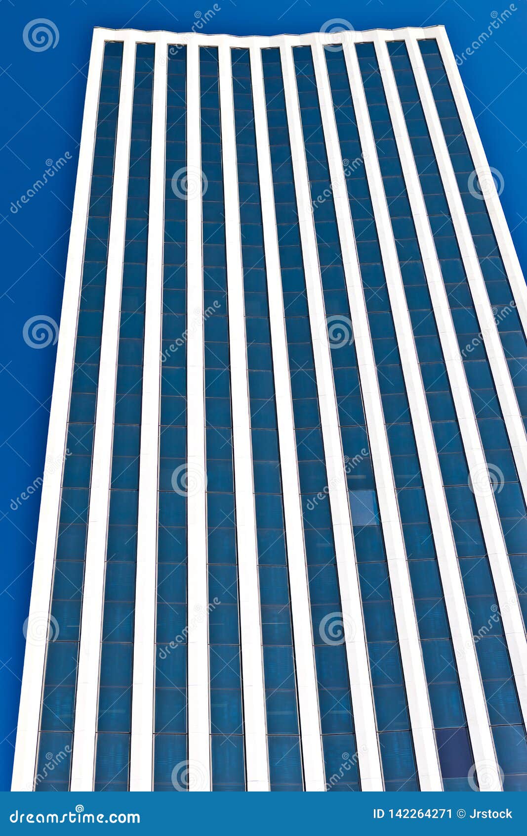 Dark Blue Windows of a Modern Building Stock Image - Image of corporate ...