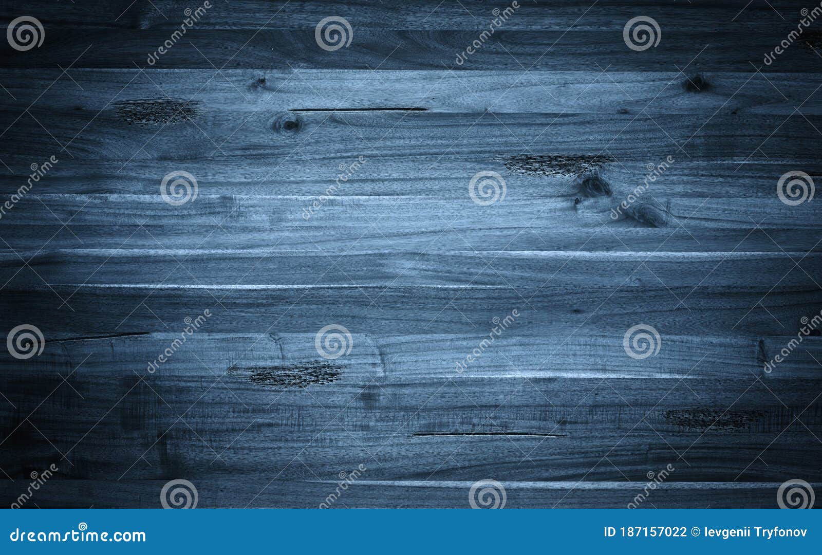 Blue Wood Texture Background. Timber Wooden Planks Texture Royalty-Free ...