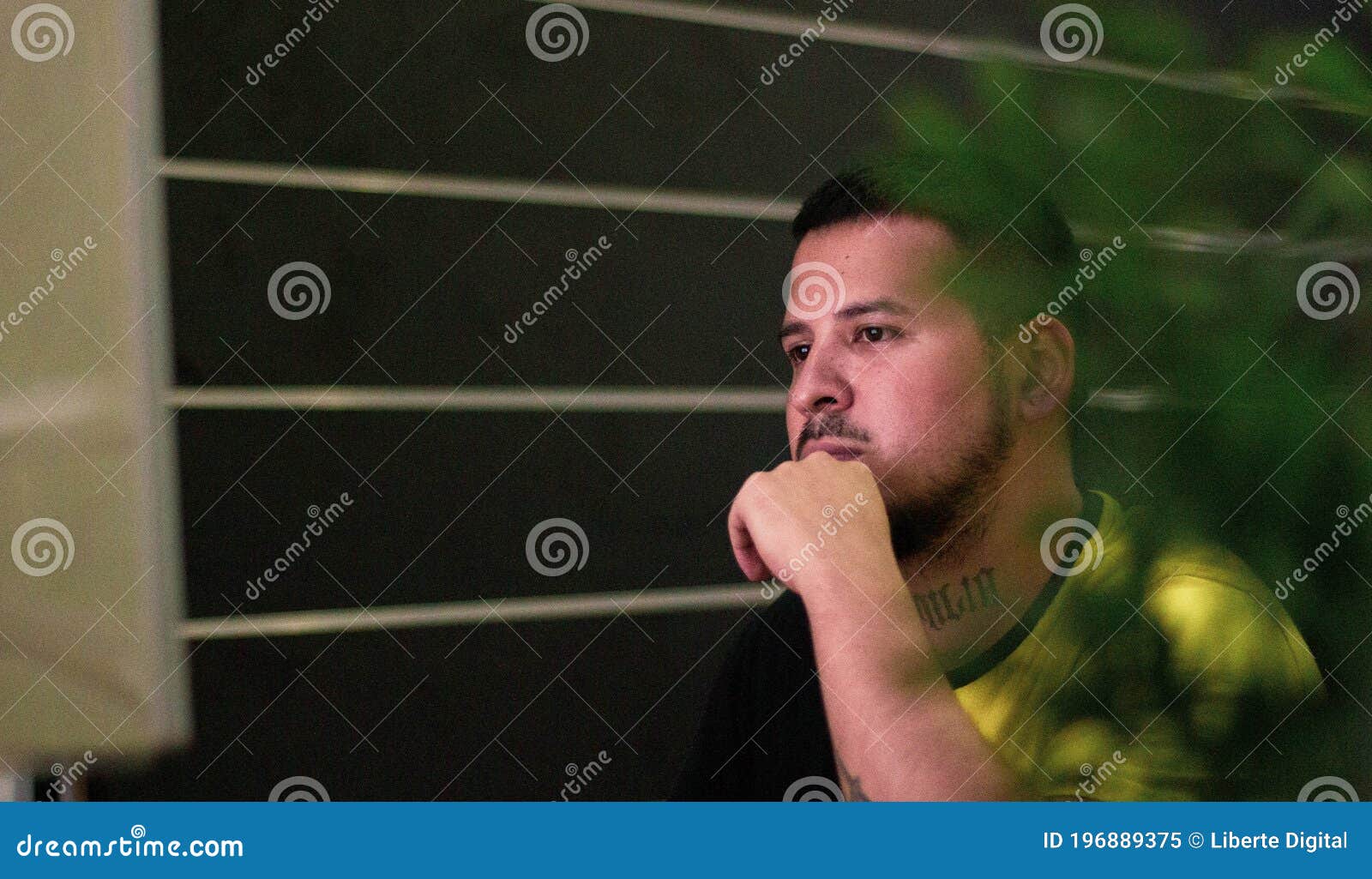 Dark Boy Looking at the Computer Stock Image - Image of hand, laptop ...