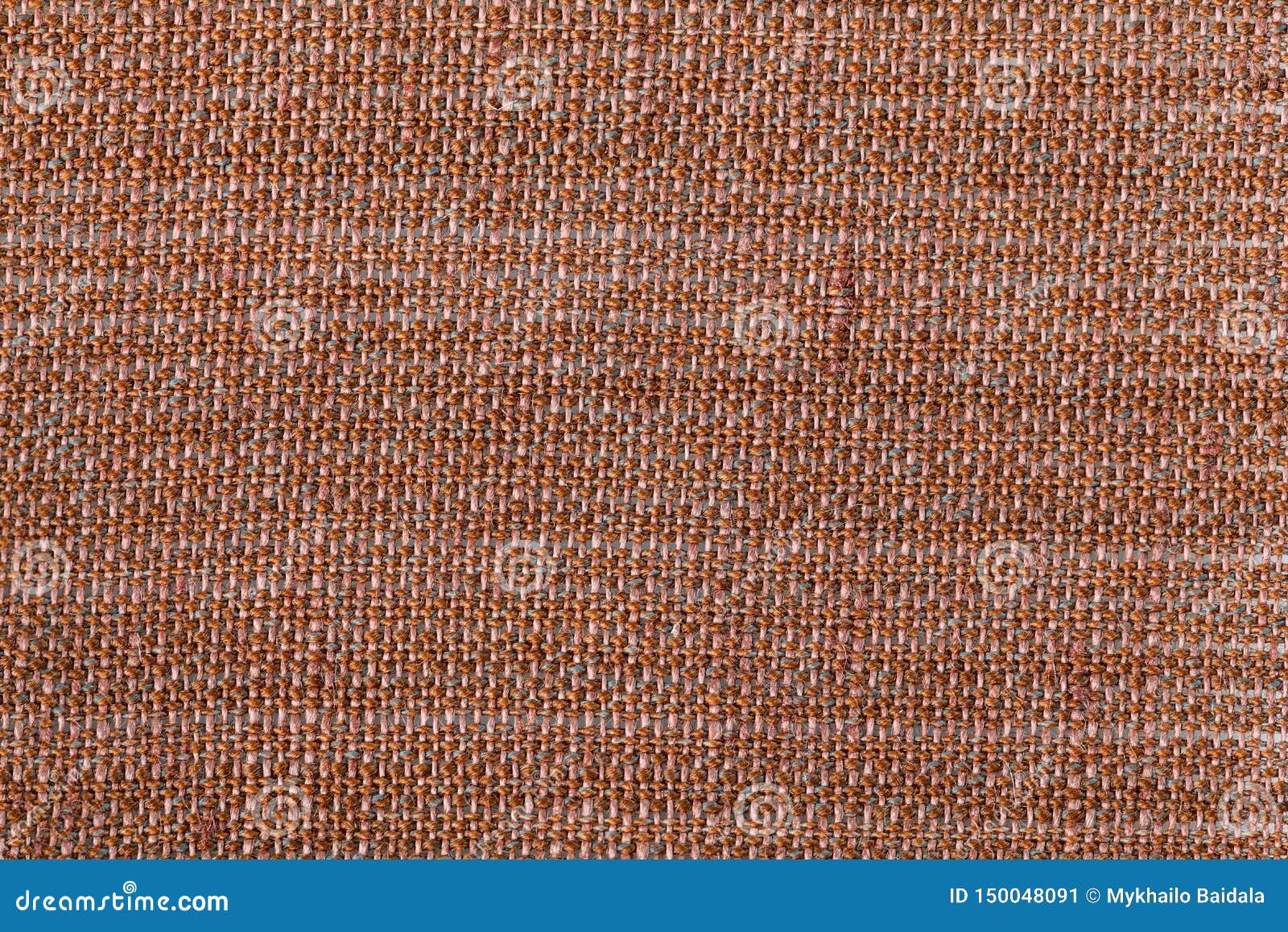 Dark Brawn Fabric Background Texture. Detail of Textile Material Close ...