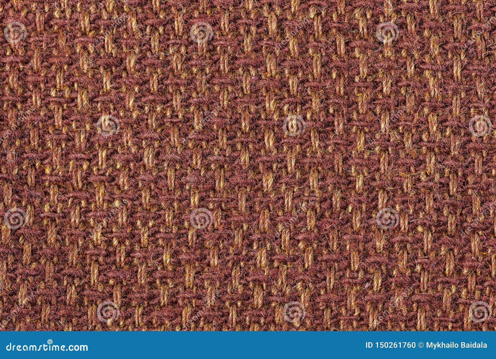 Dark Brawn Fabric Background Texture. Detail of Textile Material Close ...