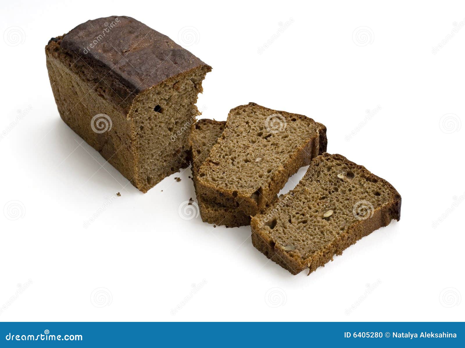 Dark bread stock photo. Image of bakery, calorie, kitchen - 6405280