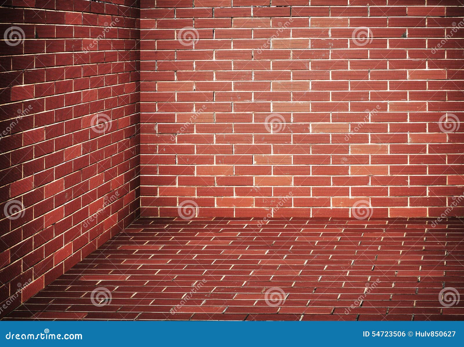 Dark brick Wall corner stock photo. Image of construction - 54723506