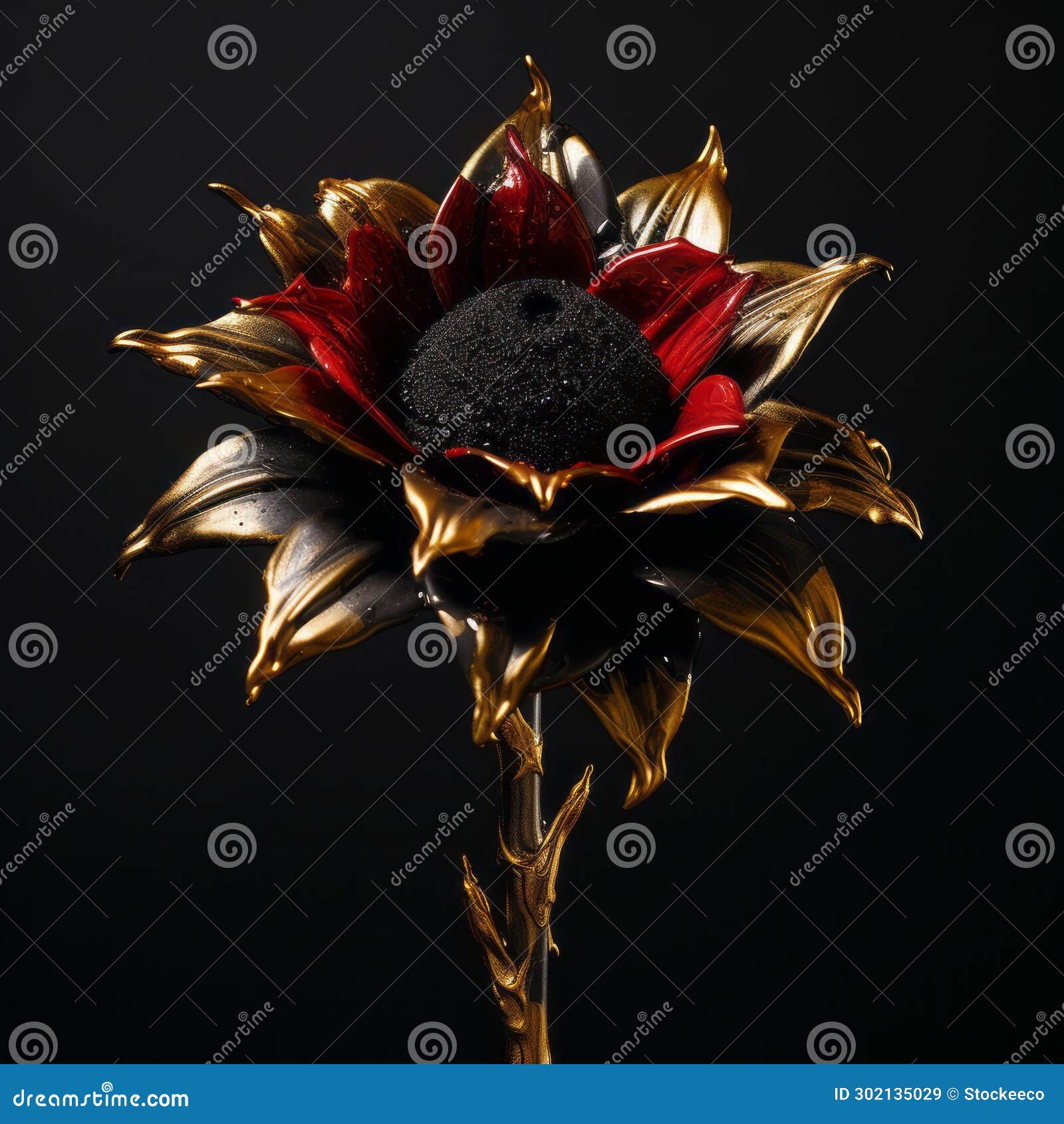 Dark and Brooding Designer Creates Hyper-realistic Gold and Black ...