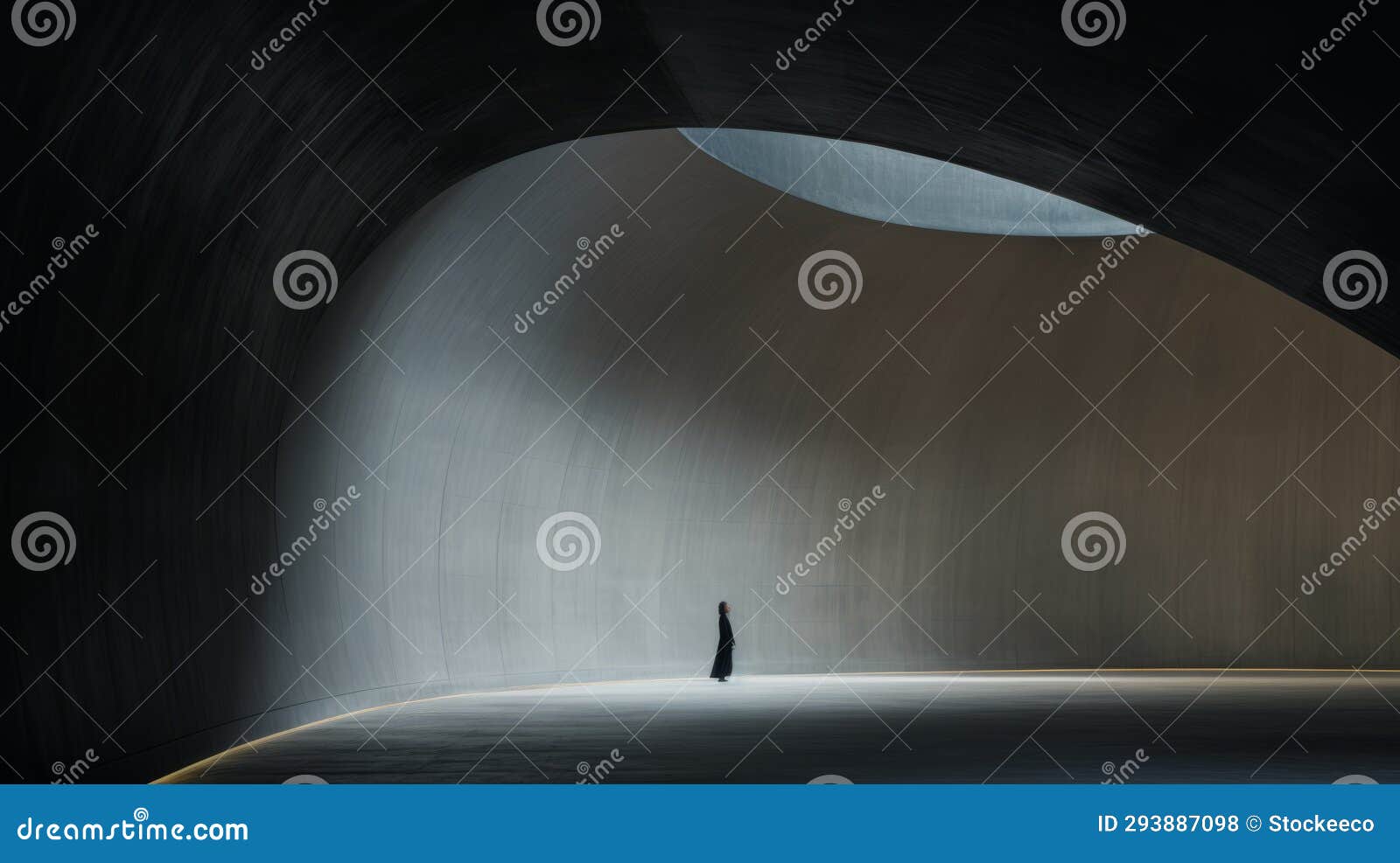 Dark and Brooding Underground Space: Contemporary Turkish Art Stock ...