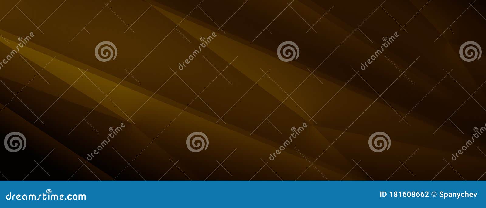 Dark Brown Abstract Background for Wide Banner Stock Illustration ...