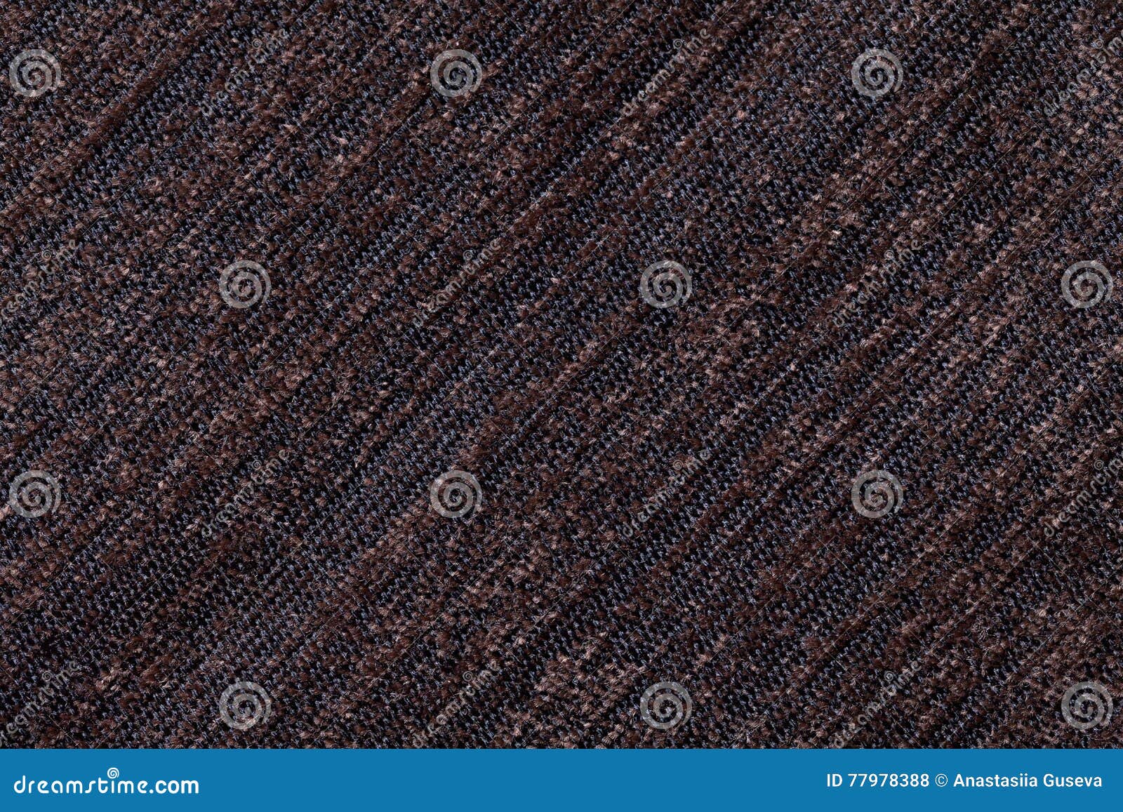 Dark Brown Background of a Knitted Textile Material. Fabric with a ...