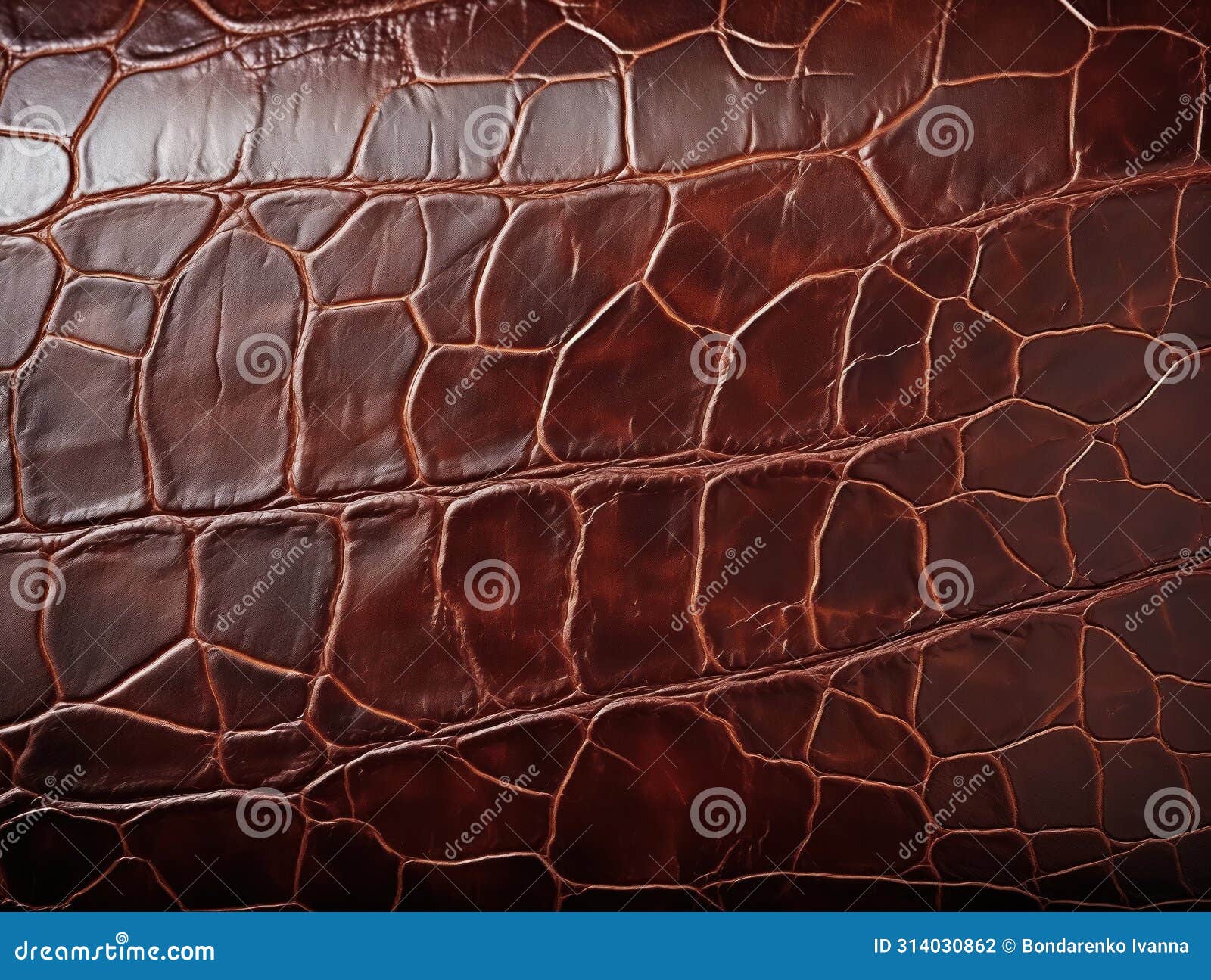 Dark Brown Crocodile or Reptile Leather Texture Stock Illustration ...