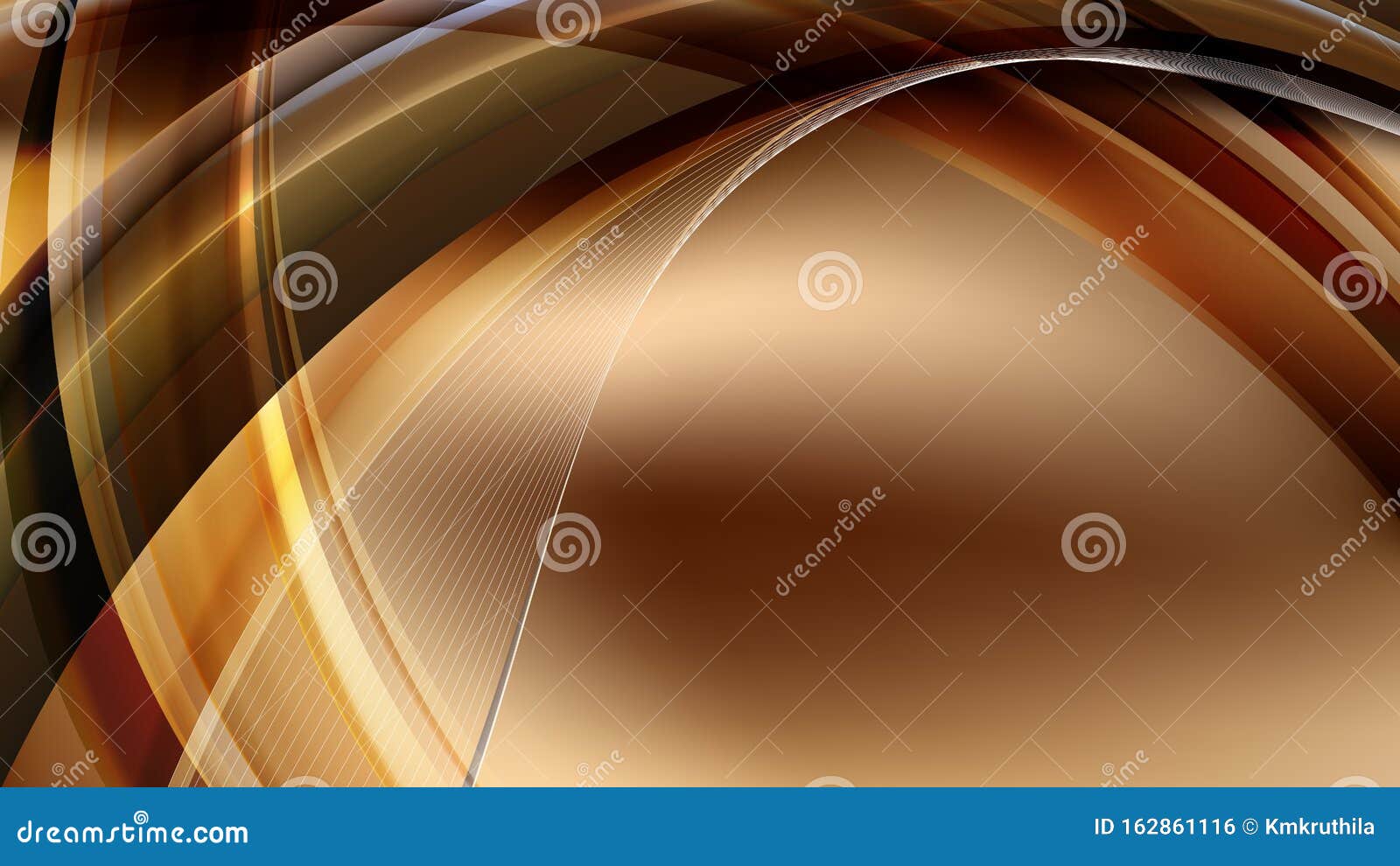 Dark Brown Curved Lines Background Stock Vector - Illustration of ...