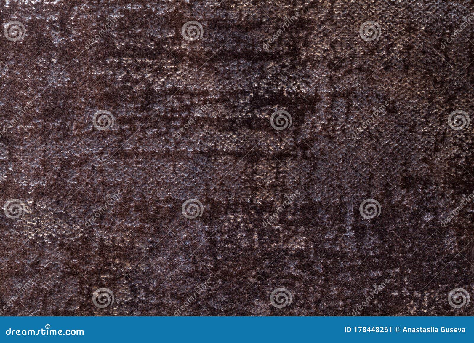Dark Brown Fluffy Background Of Soft, Fleecy Cloth. Texture Of Black ...