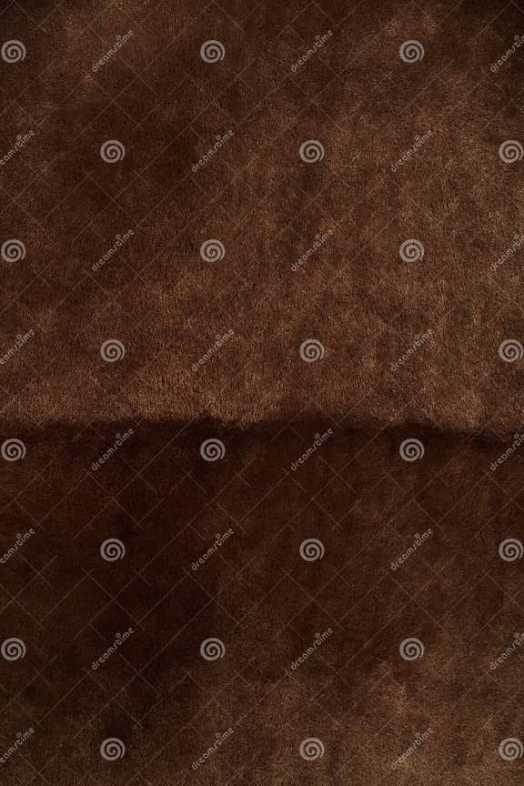 Dark Brown Fur Flattened Surface Stock Photo - Image of decorative ...