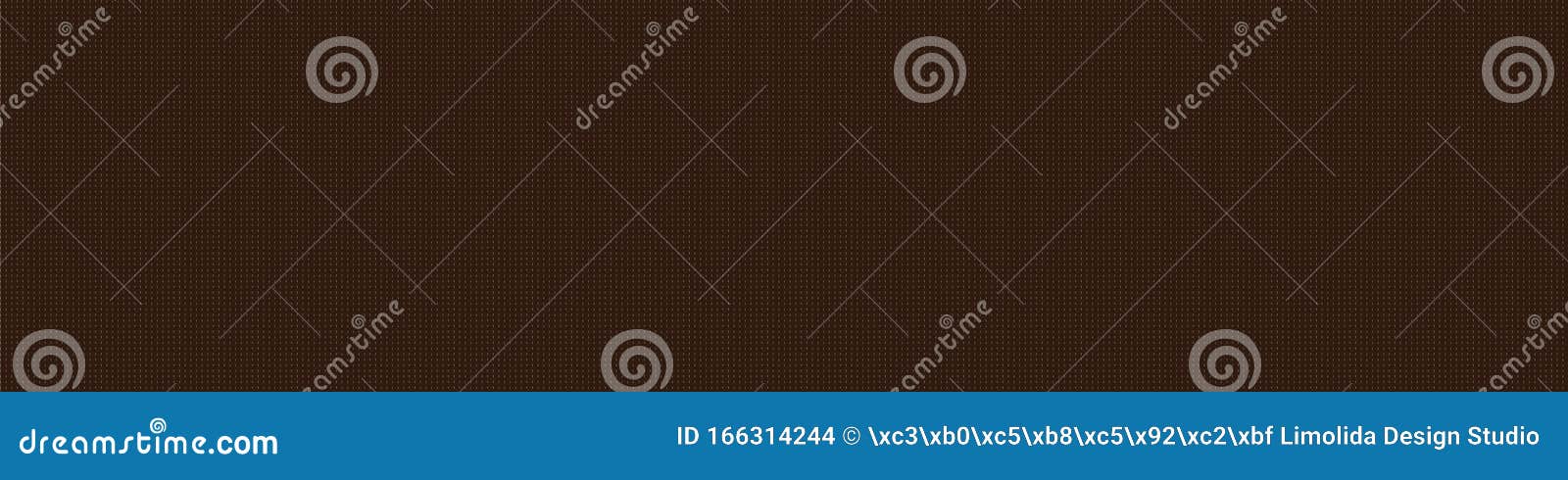 Dark Brown Knit Stitch Stripe Border Texture Background. Seamless ...
