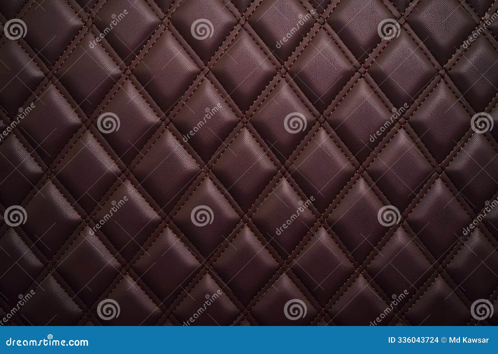 Dark Brown Leather Diamond Pattern Background Stock Illustration ...