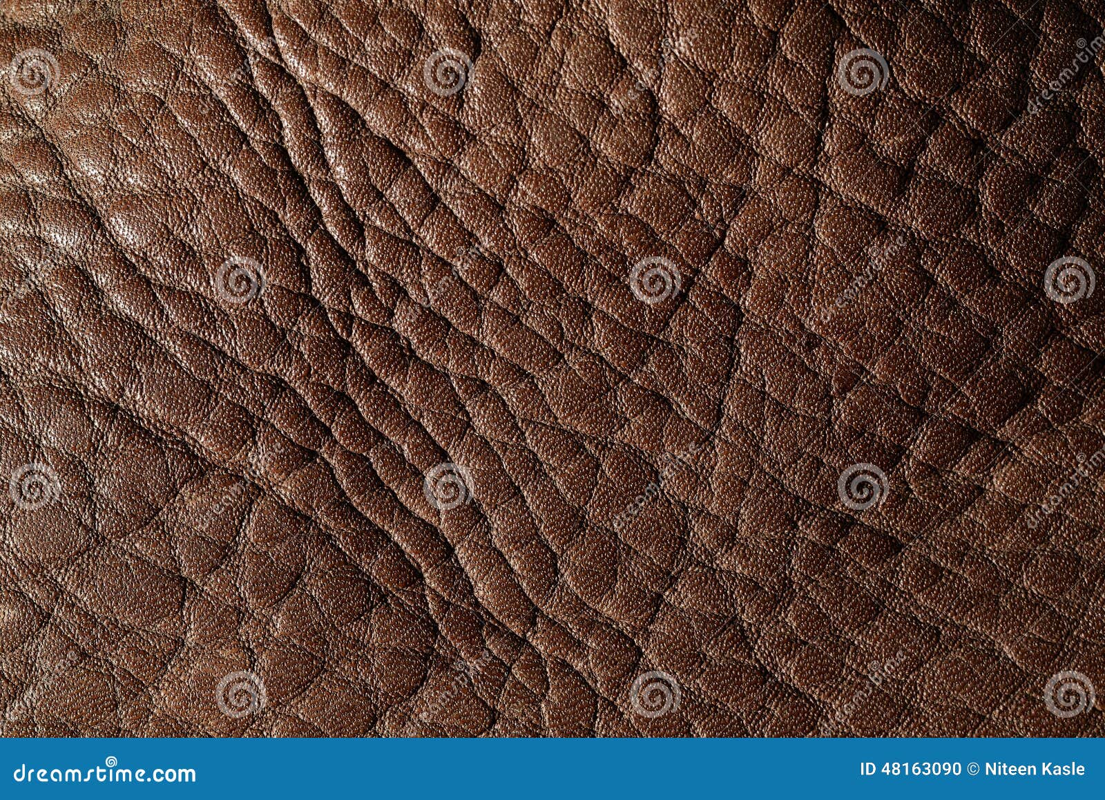 Dark Brown Leather stock photo. Image of close, deerskin - 48163090