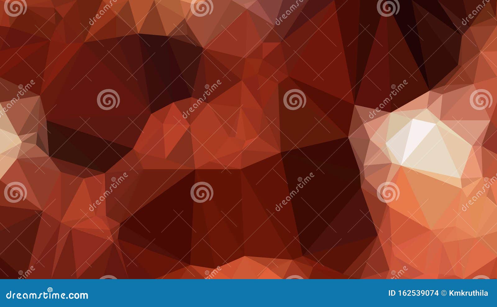Dark Brown Polygon Background Template Stock Vector - Illustration of ...