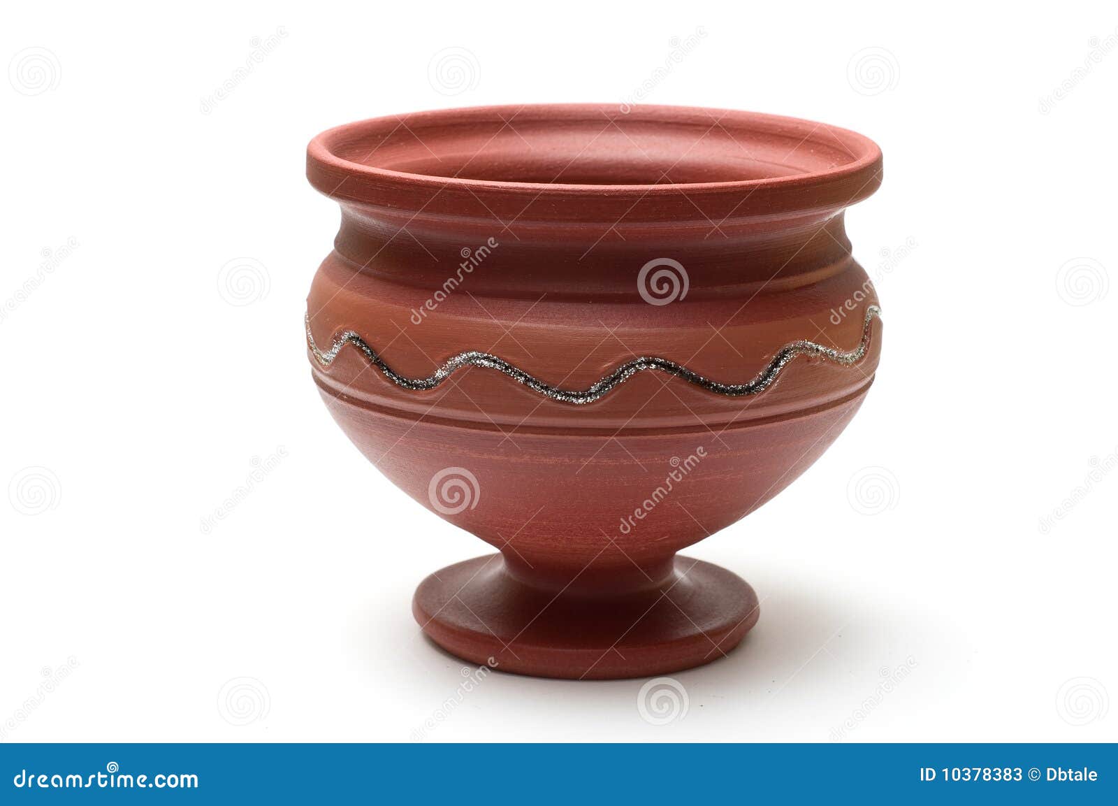 Dark brown pottery jar stock image. Image of empty, decorative - 10378383