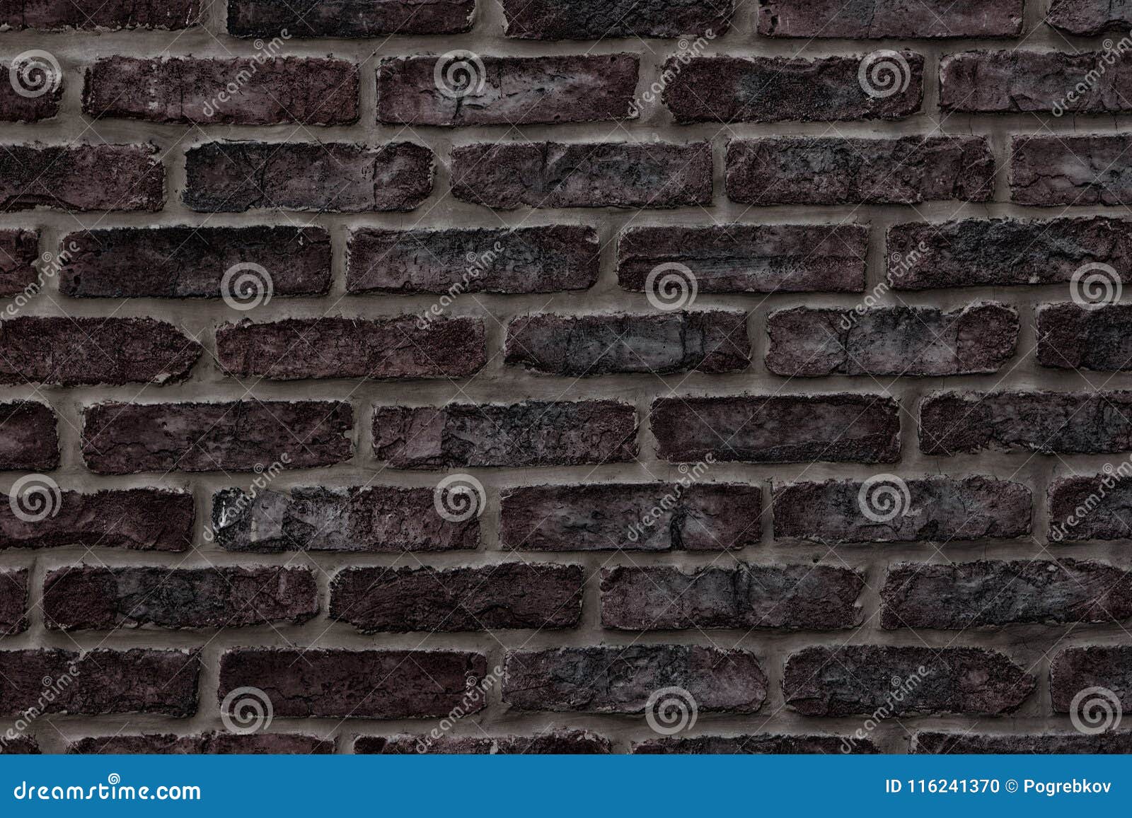 Dark Brown Rough Brick Wall Close-up Texture for Background Stock Photo ...
