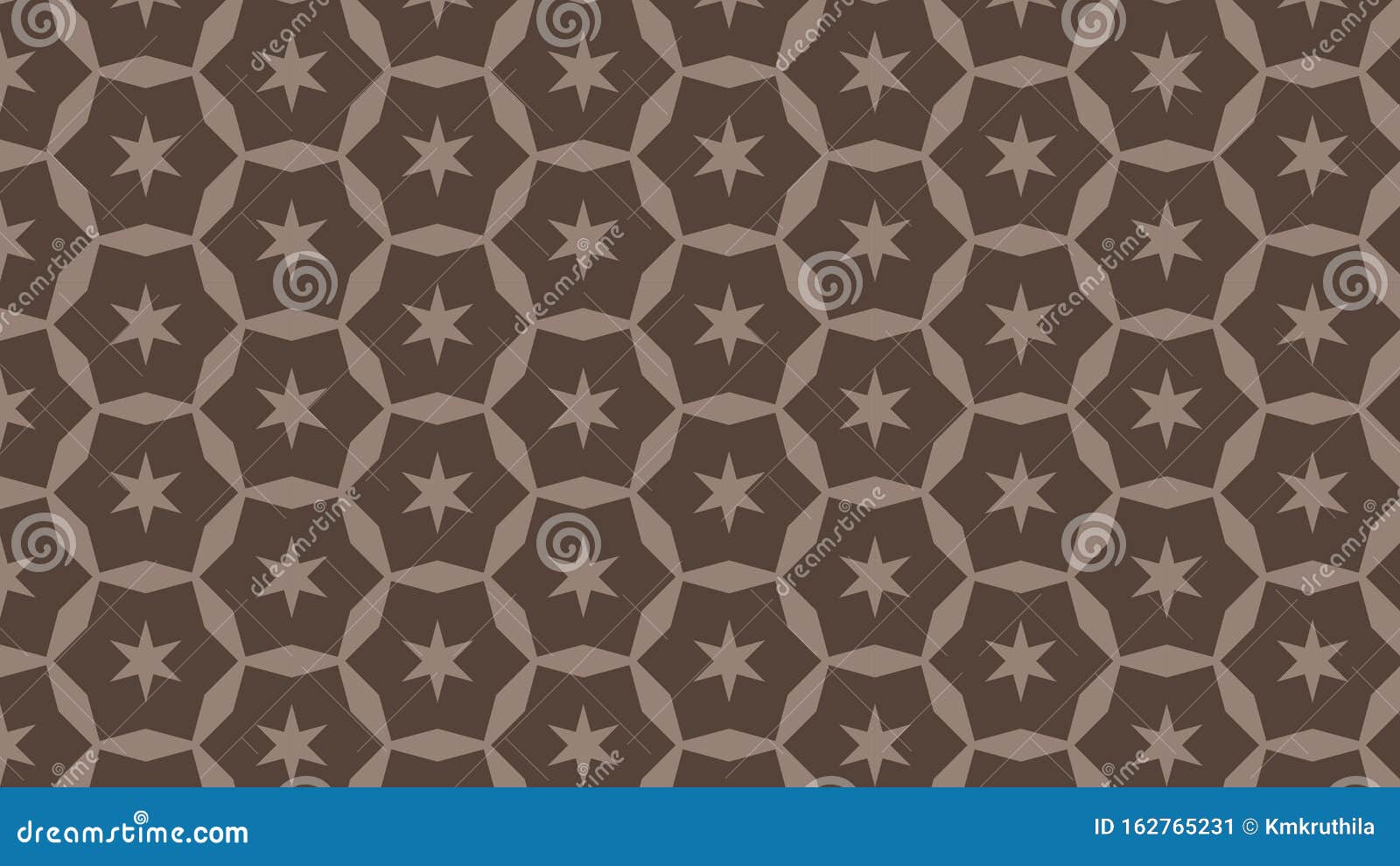 Dark Brown Star Pattern Background Illustration Stock Vector ...