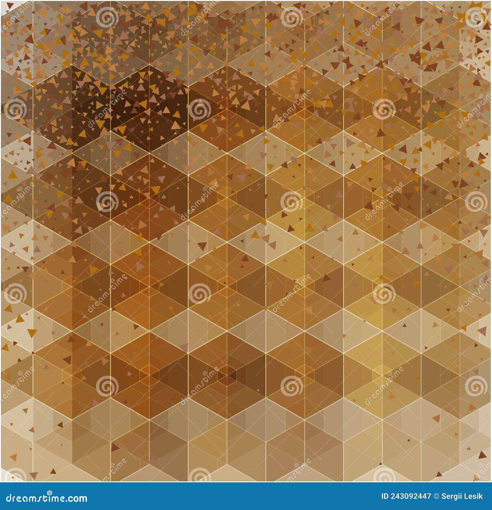 Dark Brown Vector Pattern with Colorful Hexagons. Illustration of ...