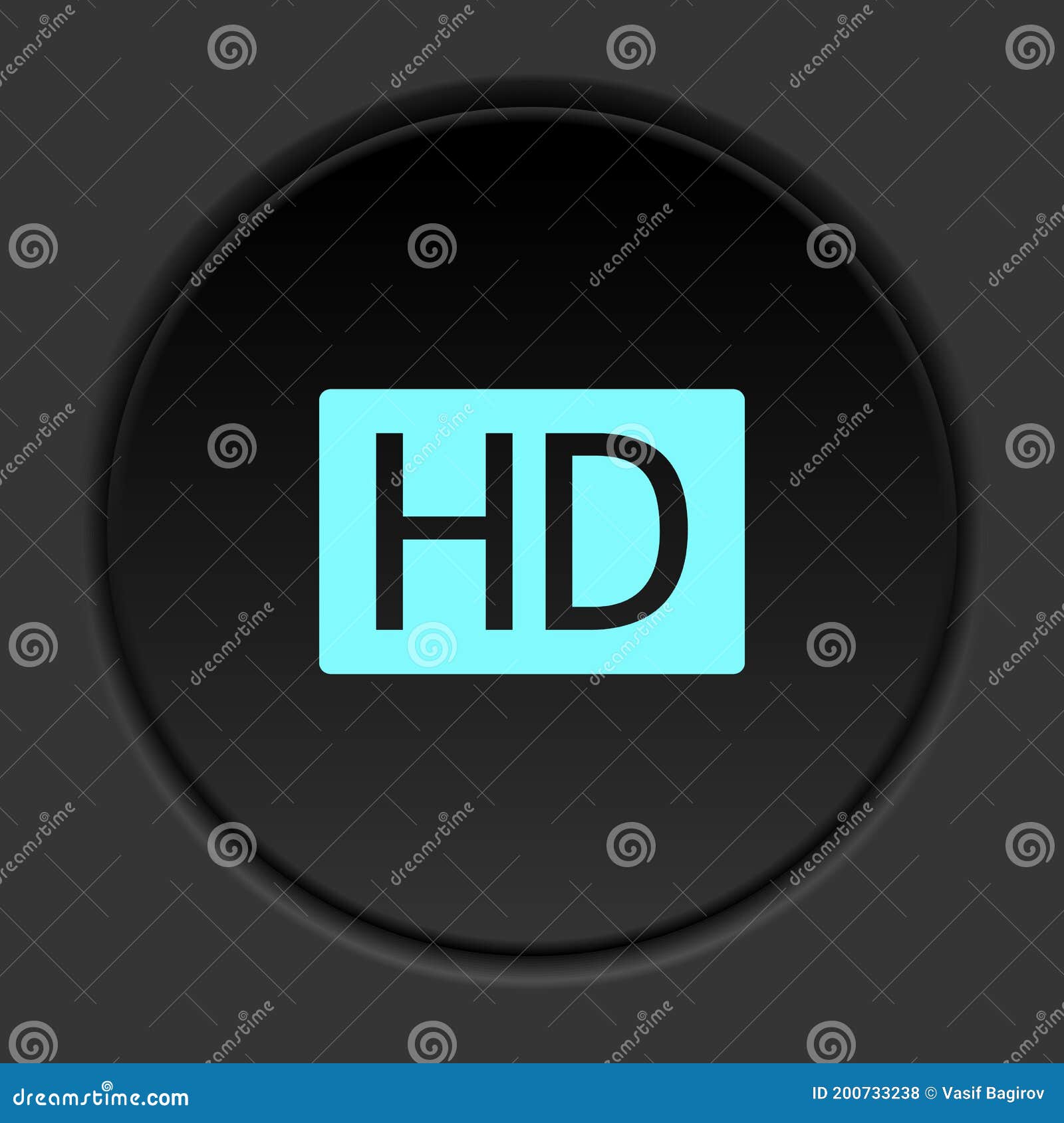 Dark Button Icon Hd. Button Banner Round Badge Interface for ...