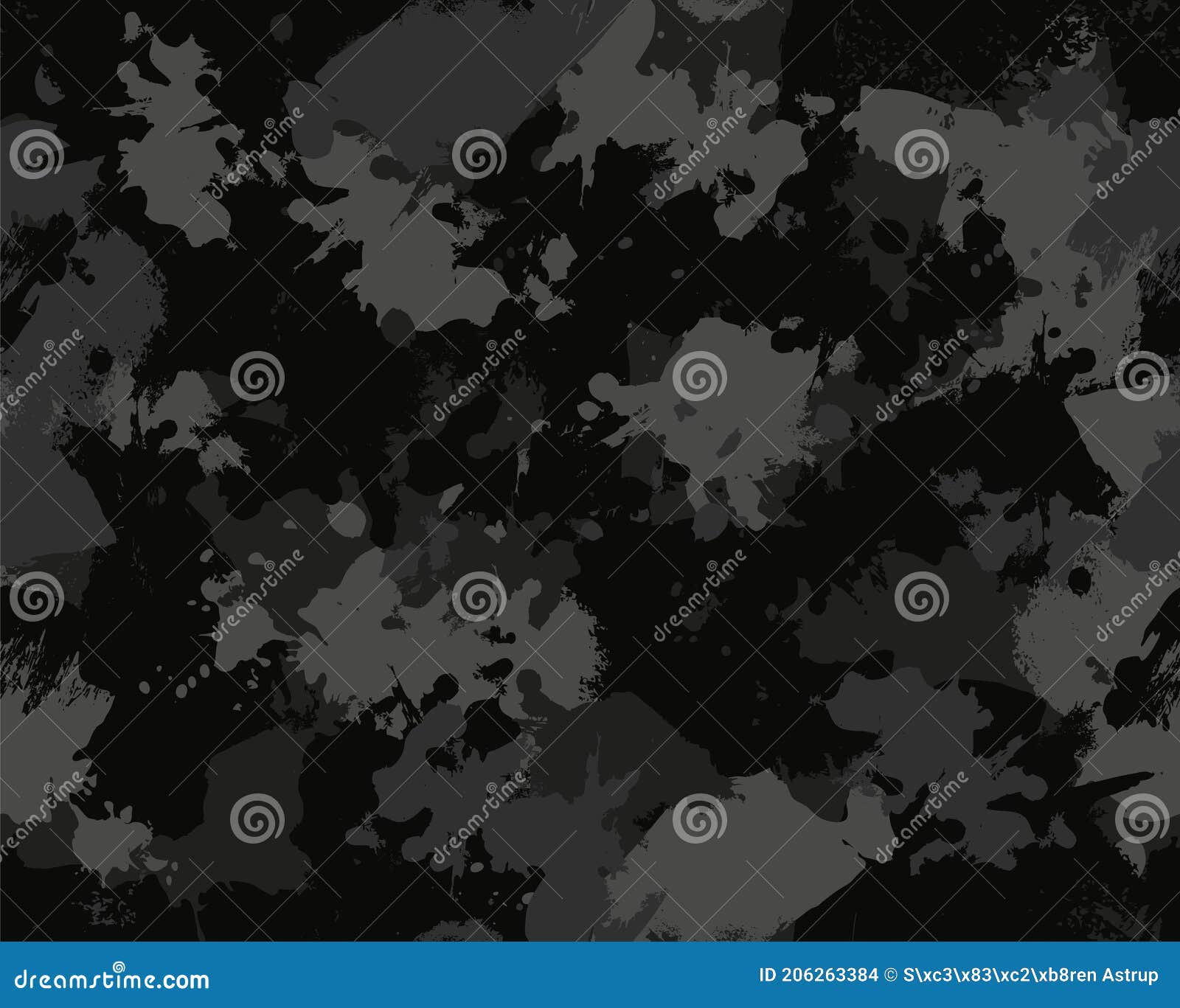 Dark Camouflage Pattern With Honeycomb Pixels Vector Illustration ...