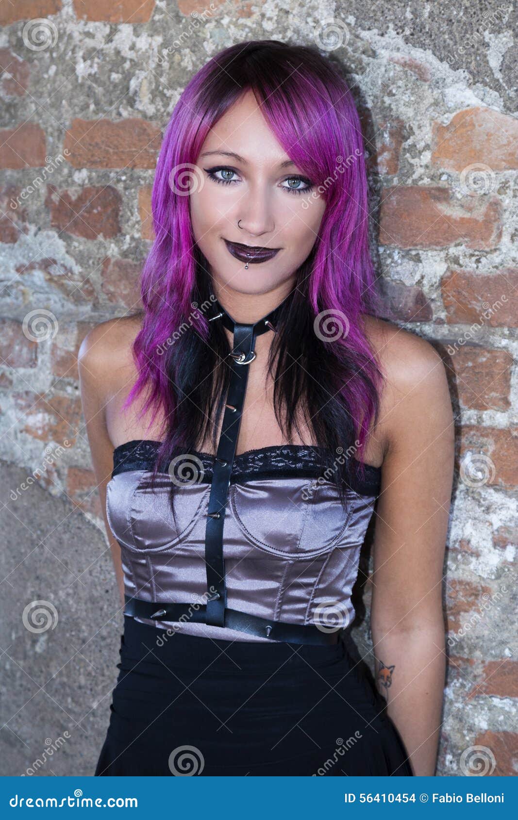 Dark Castle stock photo. Image of girl, dress, beautiful - 56410454