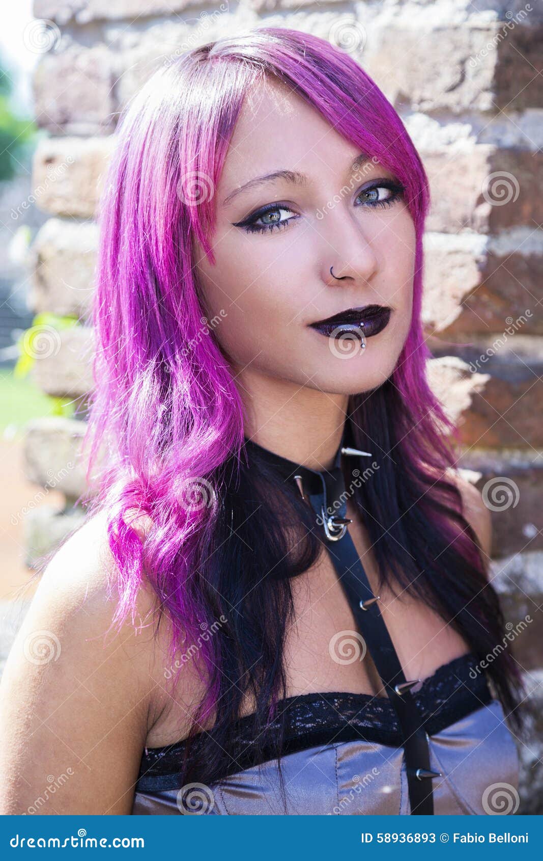 Dark Castle stock image. Image of beauty, makeup, portrait - 58936893