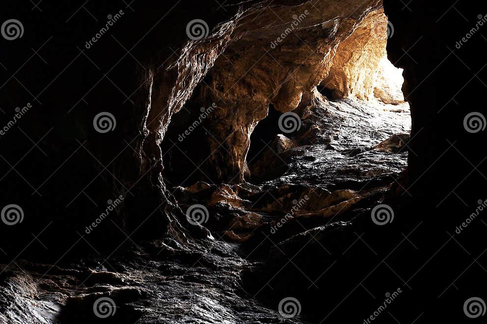 The dark cave stock photo. Image of arch, mining, black - 10985278